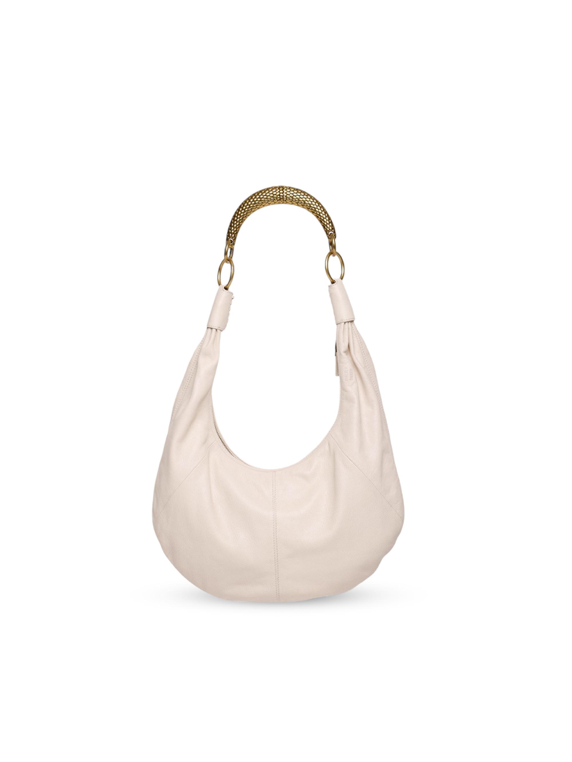 Click here for Walter Baker Womens Jane Leather Hobo Bag - Oyster prices