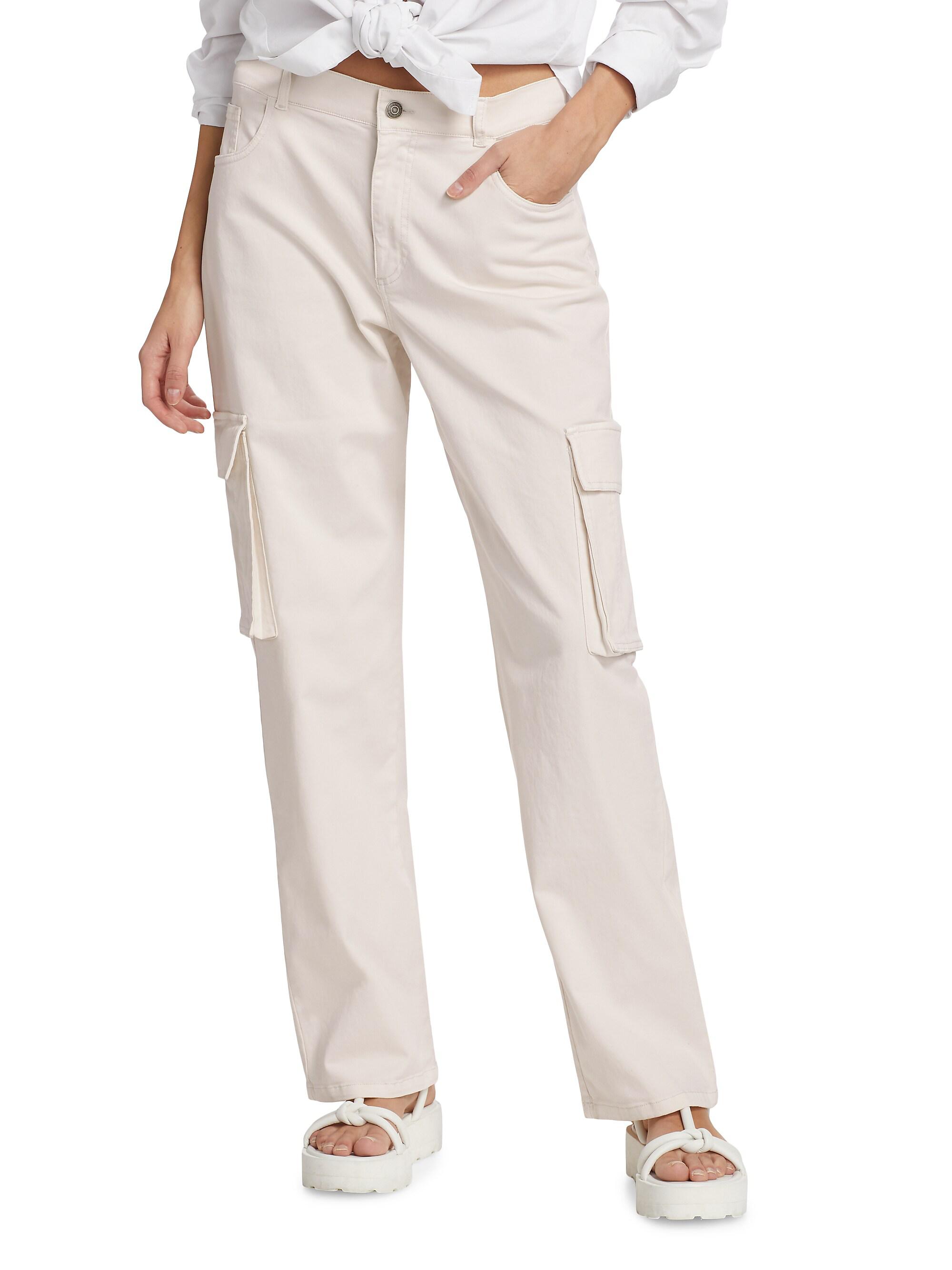 Click here for Splendid Womens Mid-Rise Cargo Pants - Moonstone -... prices
