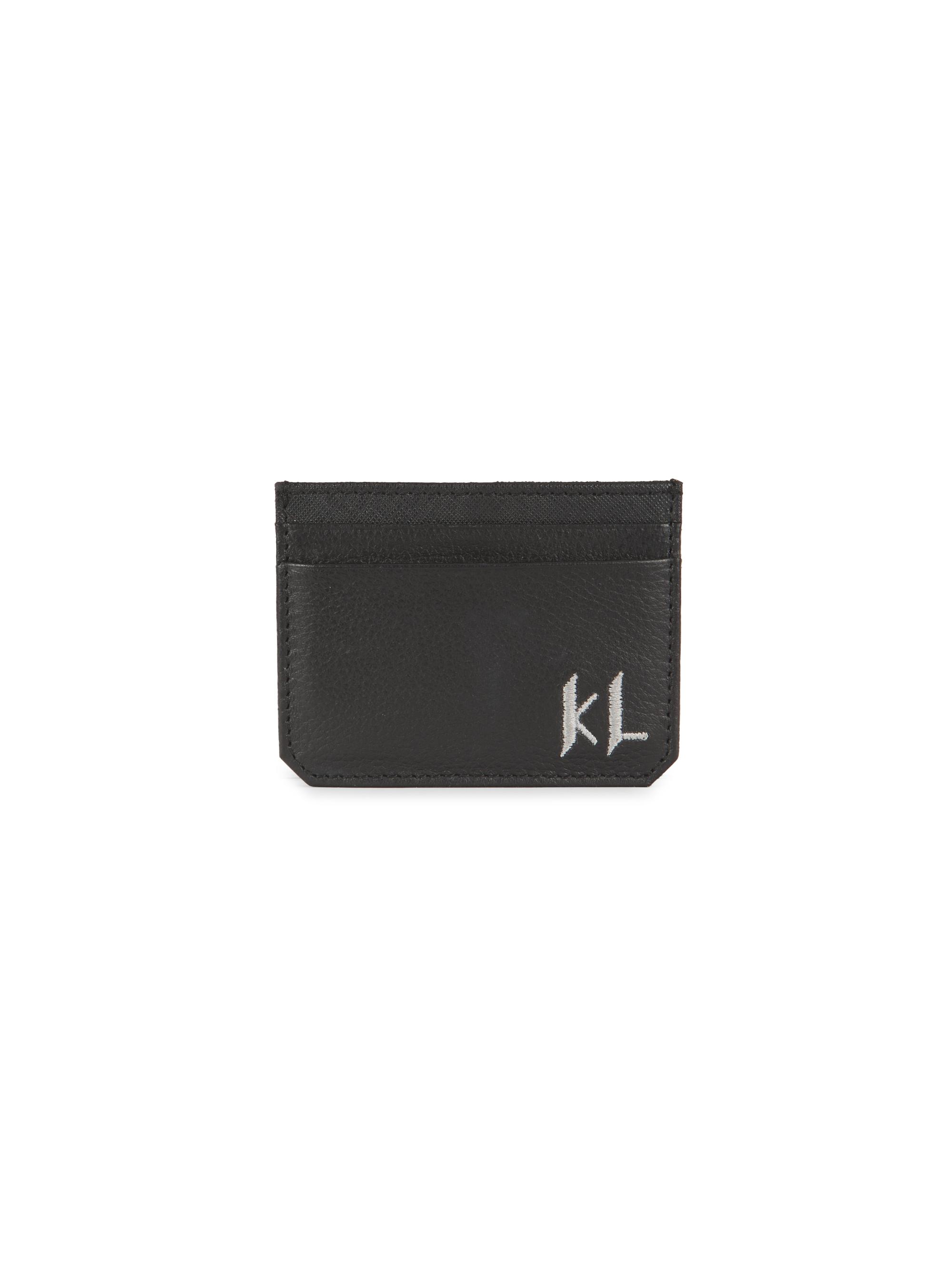 Click here for Karl Lagerfeld Paris Mens Logo Leather Card Case -... prices