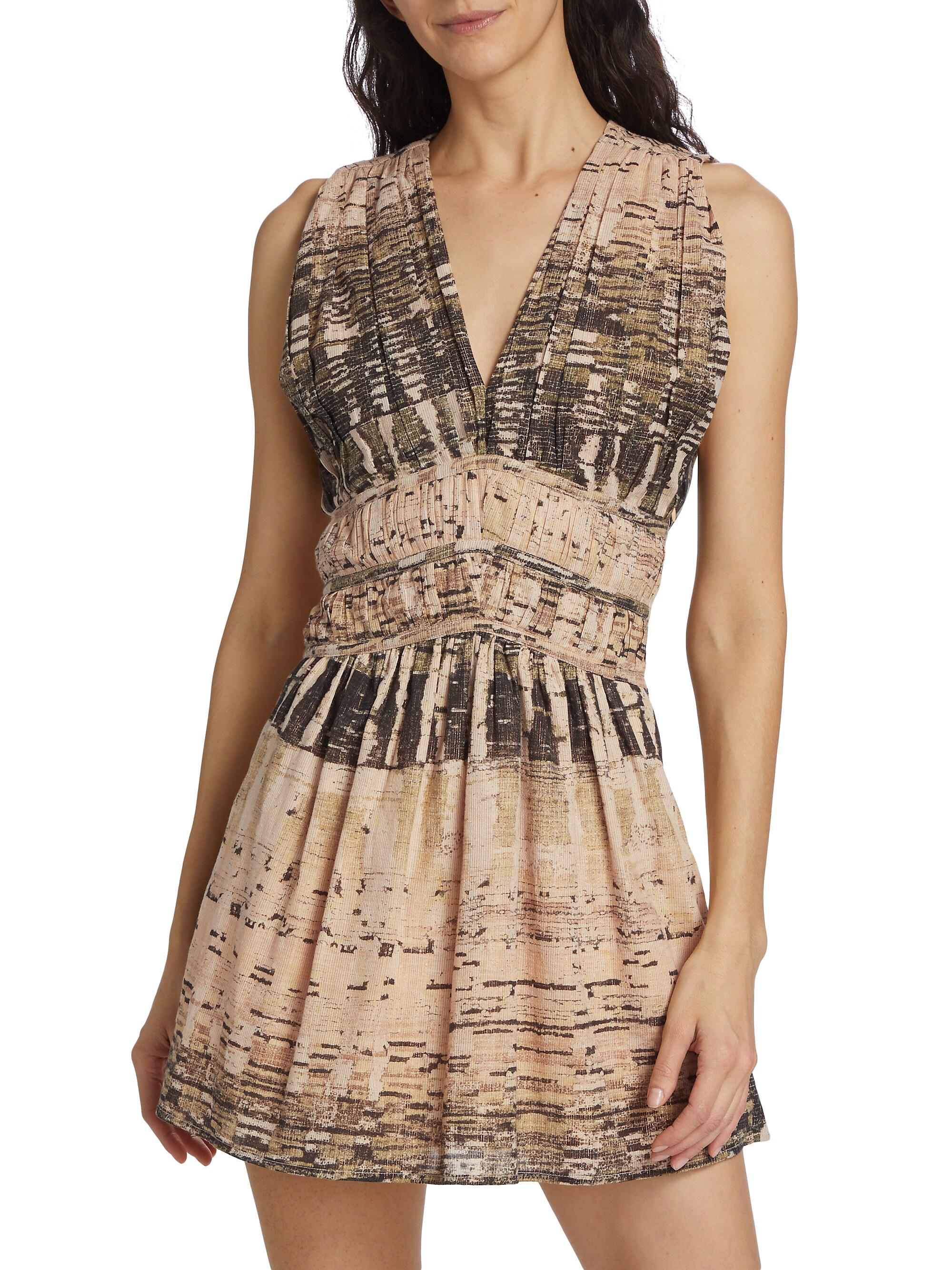 Click here for Maria Cher Womens Viedma Smocked Pleated Minidress... prices