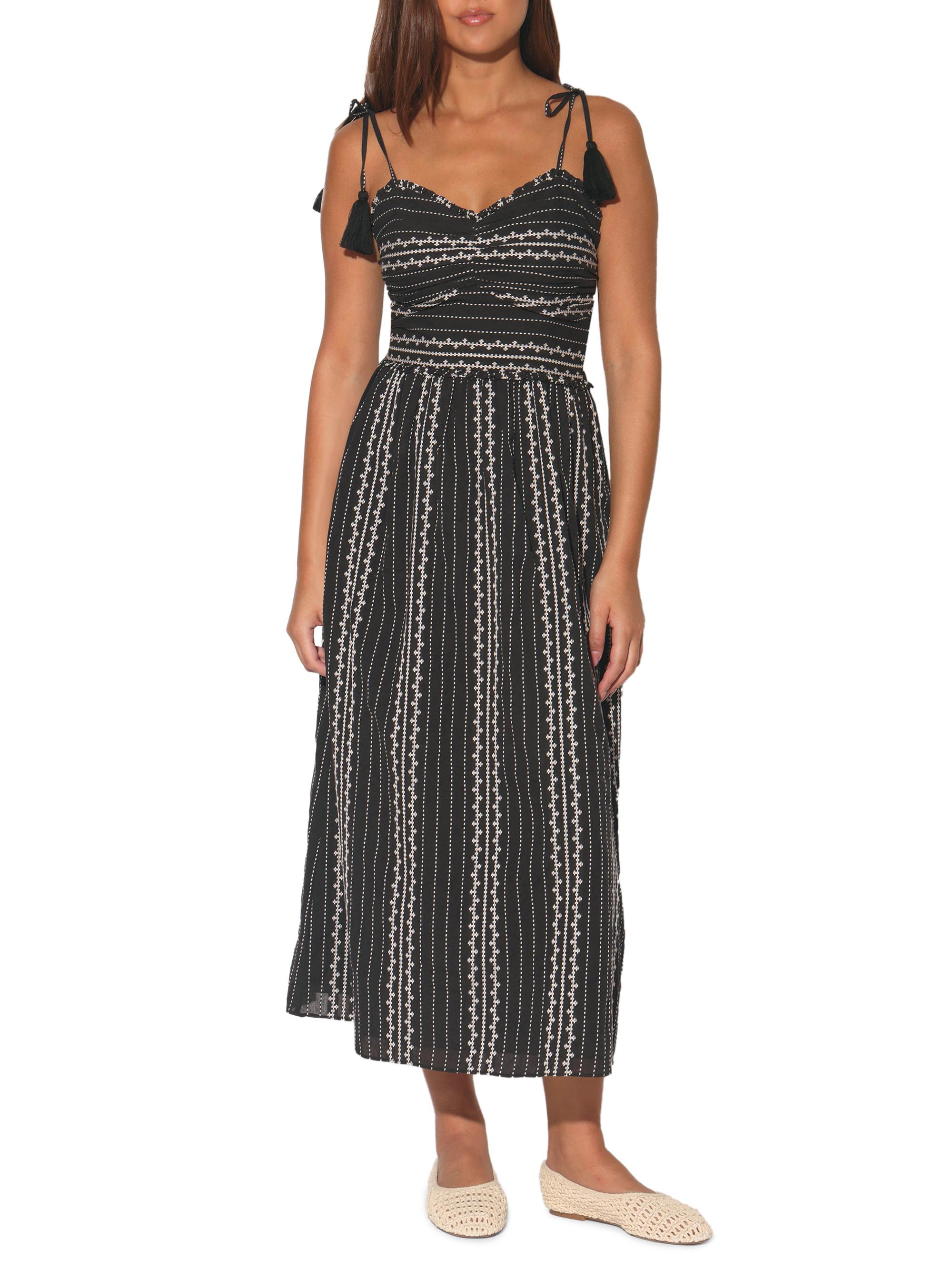 Click here for Walter Baker Womens Carrie Striped Shoulder Tie Mi... prices