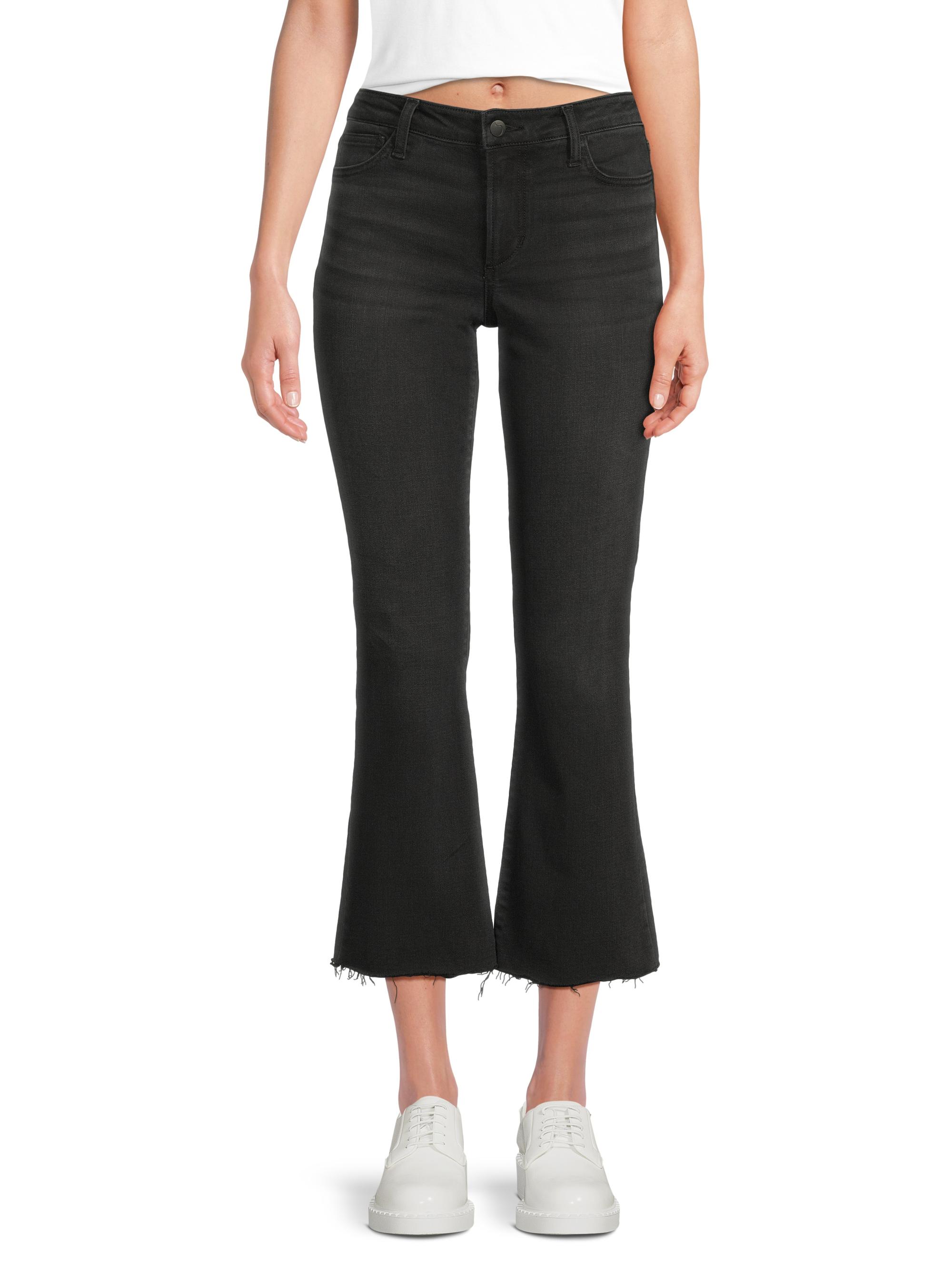 Joes Jeans Womens The Mid-Rise Bootcut Cropped Jeans - Black - Size 24 (0)