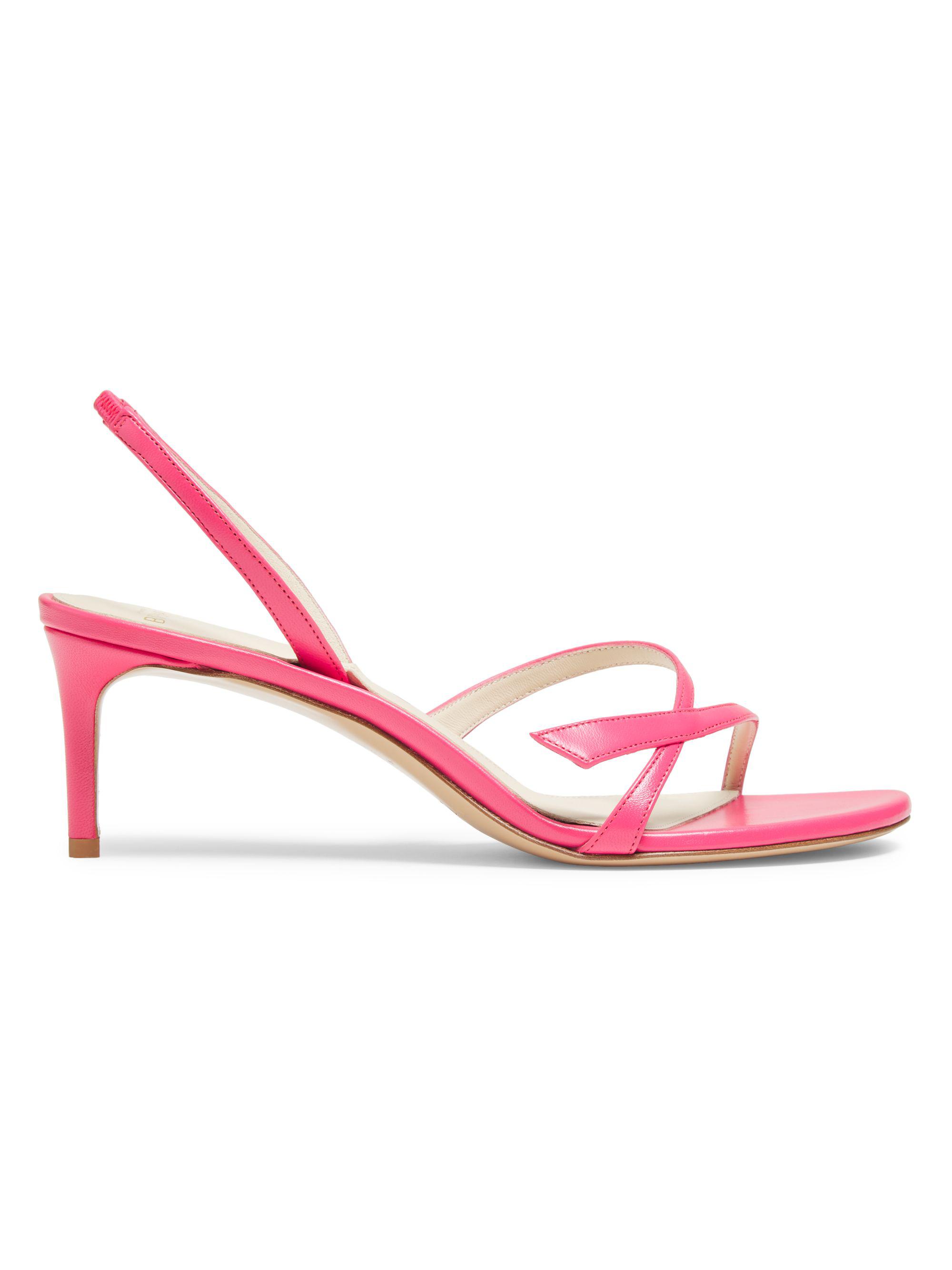 Click here for Alexandre Birman Womens Tita 60MM Leather Slingbac... prices