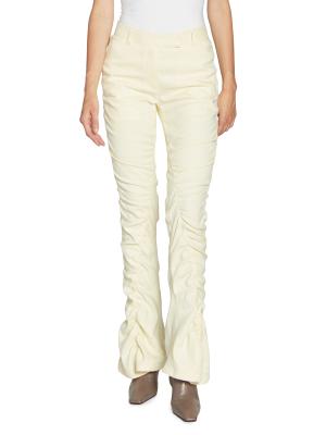 Acne Studios Paija Stretch Linen Ruched Pants on SALE | Saks OFF 5TH