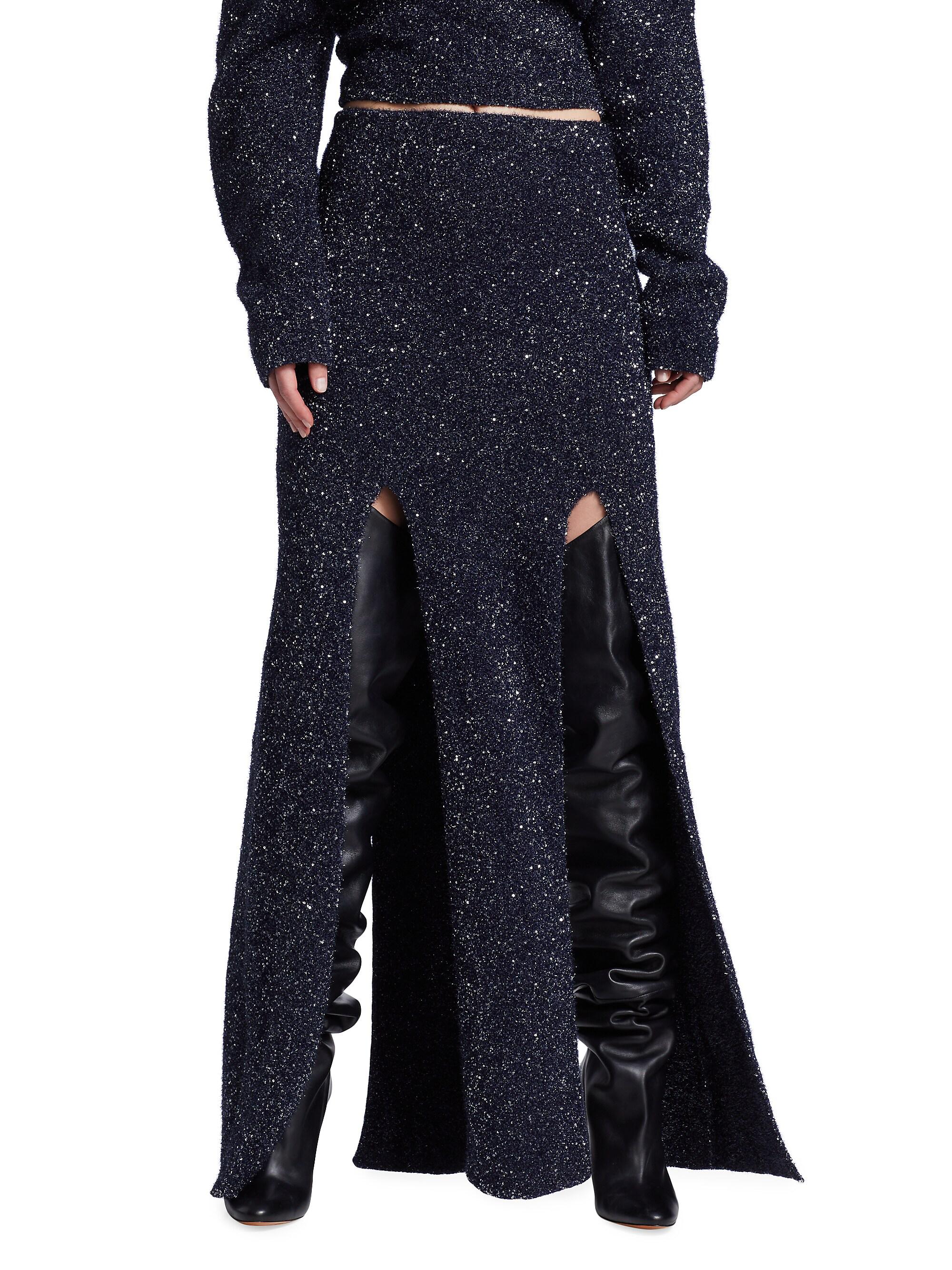 Click here for Proenza Schouler Womens Technical Sequin Maxi Skir... prices