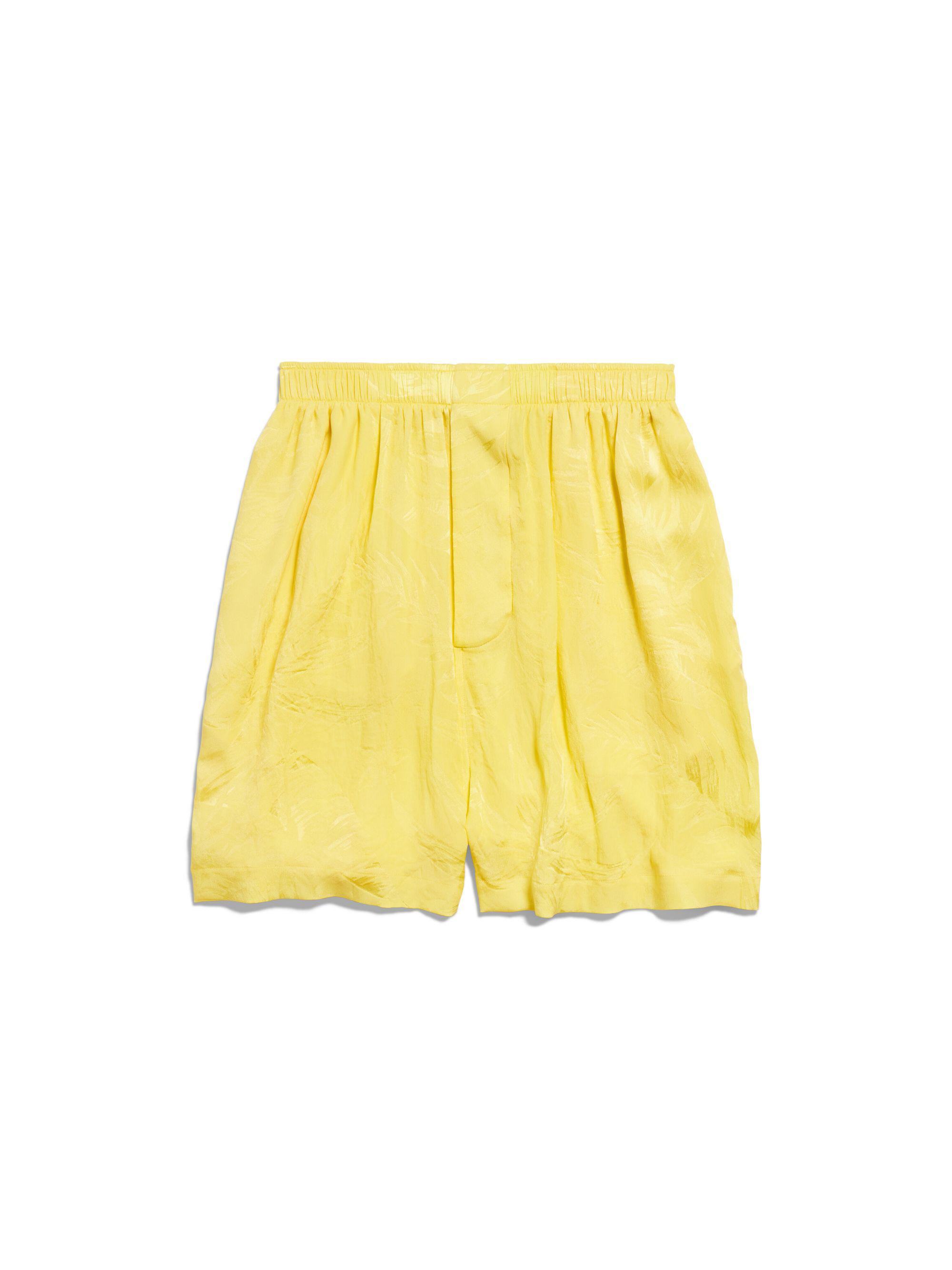 Click here for Balenciaga Womens Silk Pajama Shorts - Banana - Si... prices