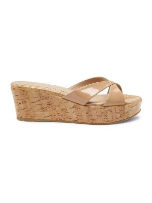 Stuart Weitzman Carmen 30MM Platform Slides on SALE | Saks OFF 5TH
