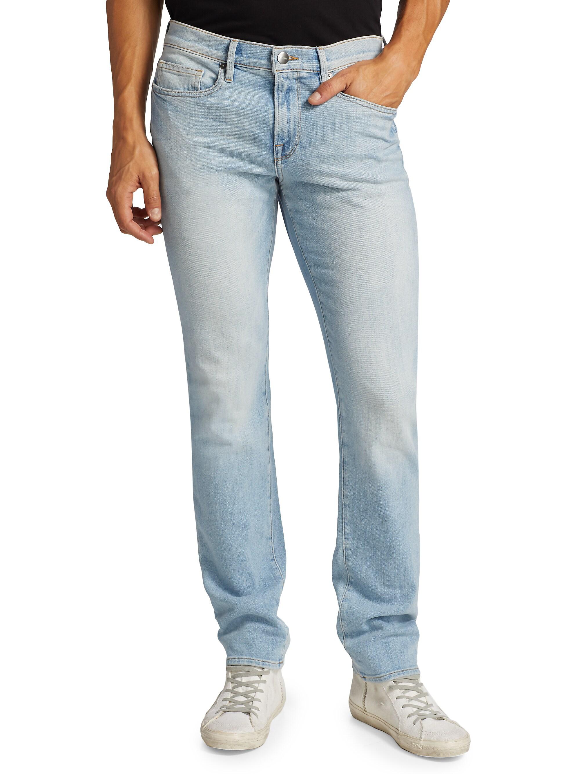 Click here for Frame Mens LHomme Slim-Fit Jeans - Finn - Size 28 prices