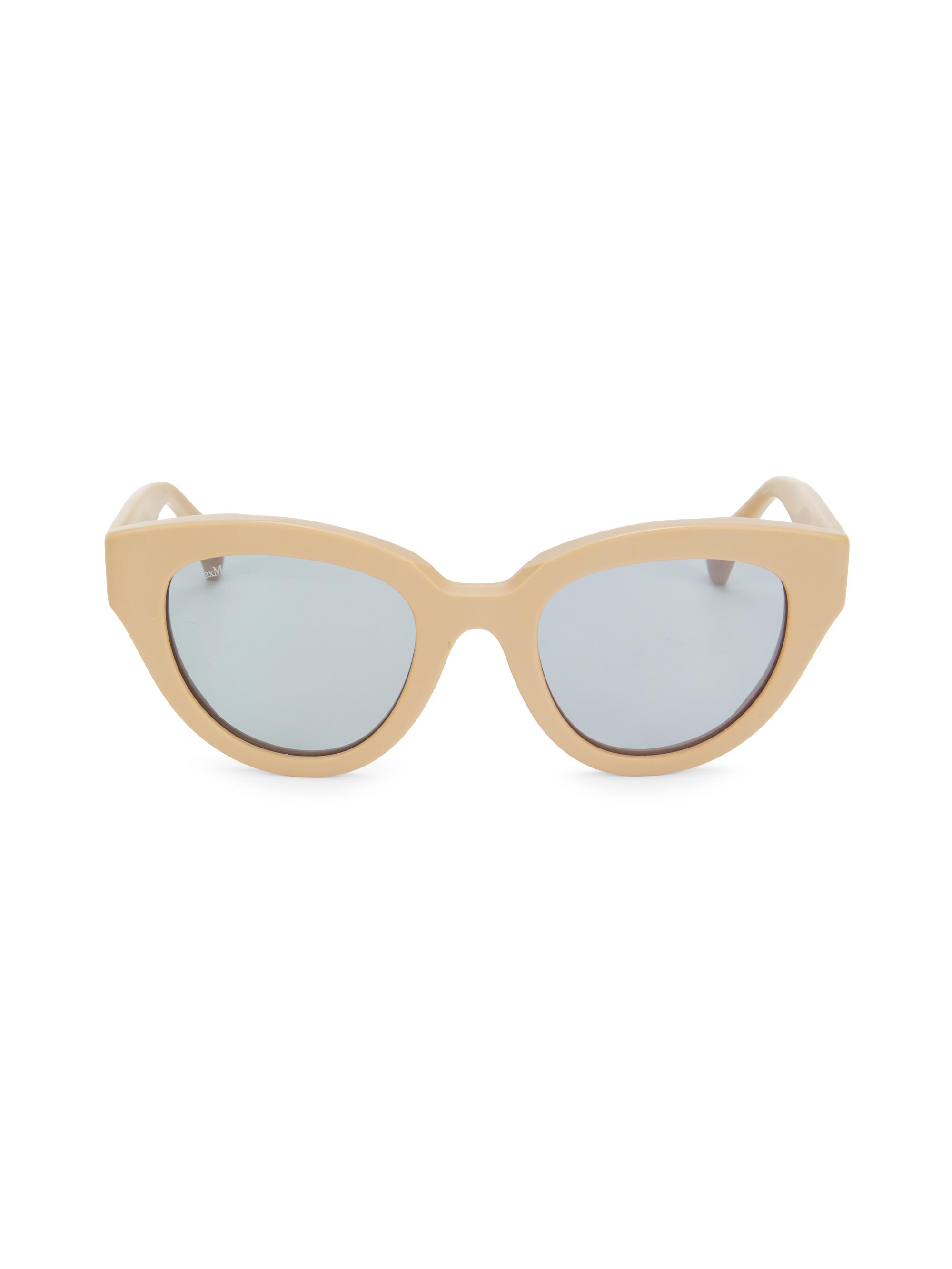 Click here for Max Mara Womens 50MM Cat-Eye Sunglasses - Brown prices