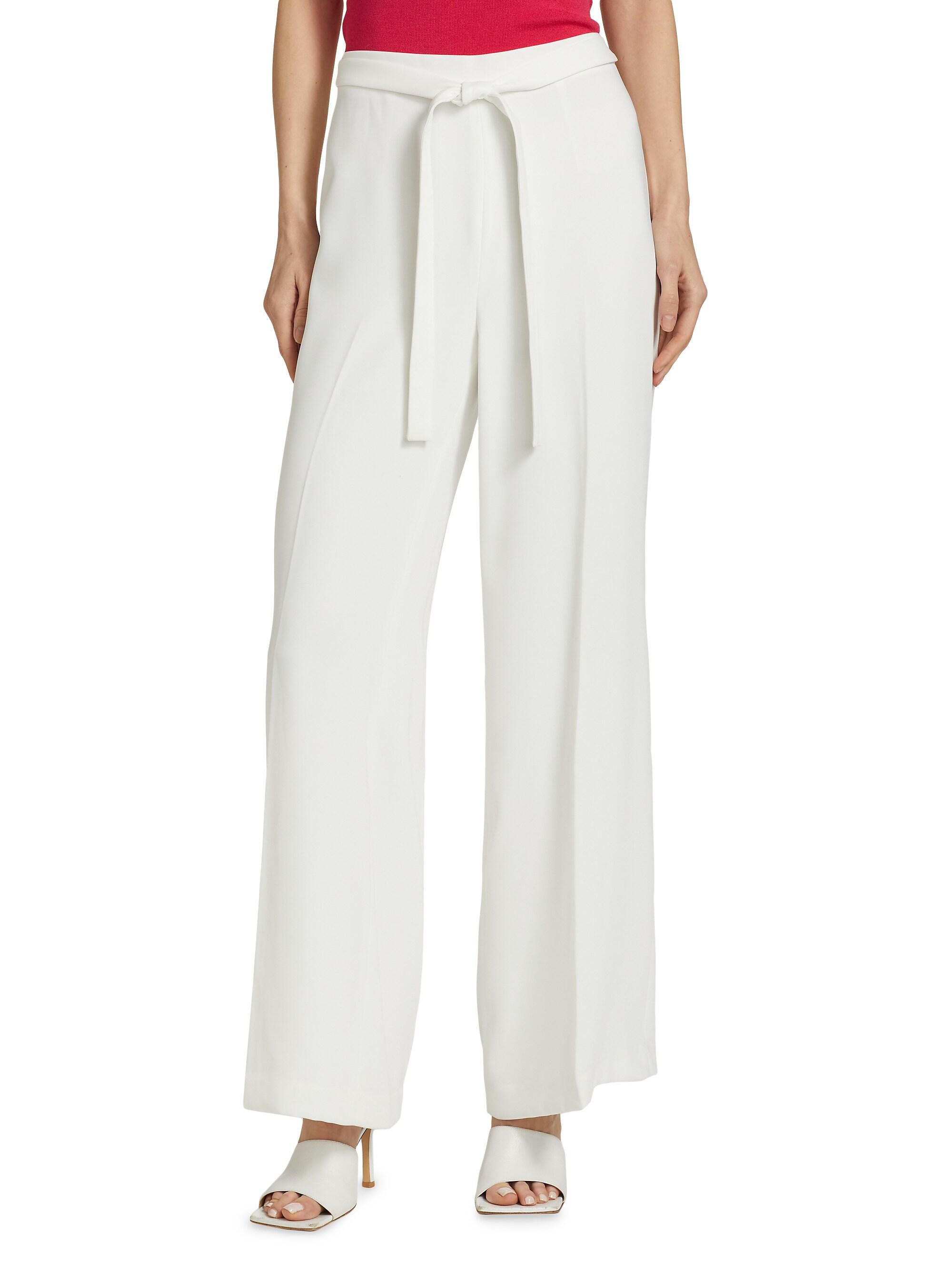 Click here for Elie Tahari Womens The Brianne Belted Wide-Leg Pan... prices