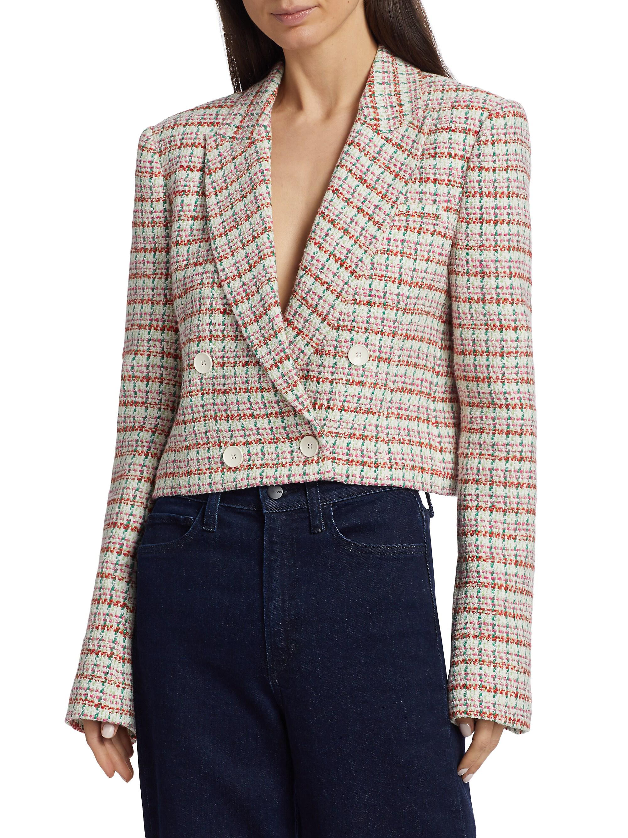 Click here for Derek Lam 10 Crosby Womens Kyle Cotton-Blend Tweed... prices