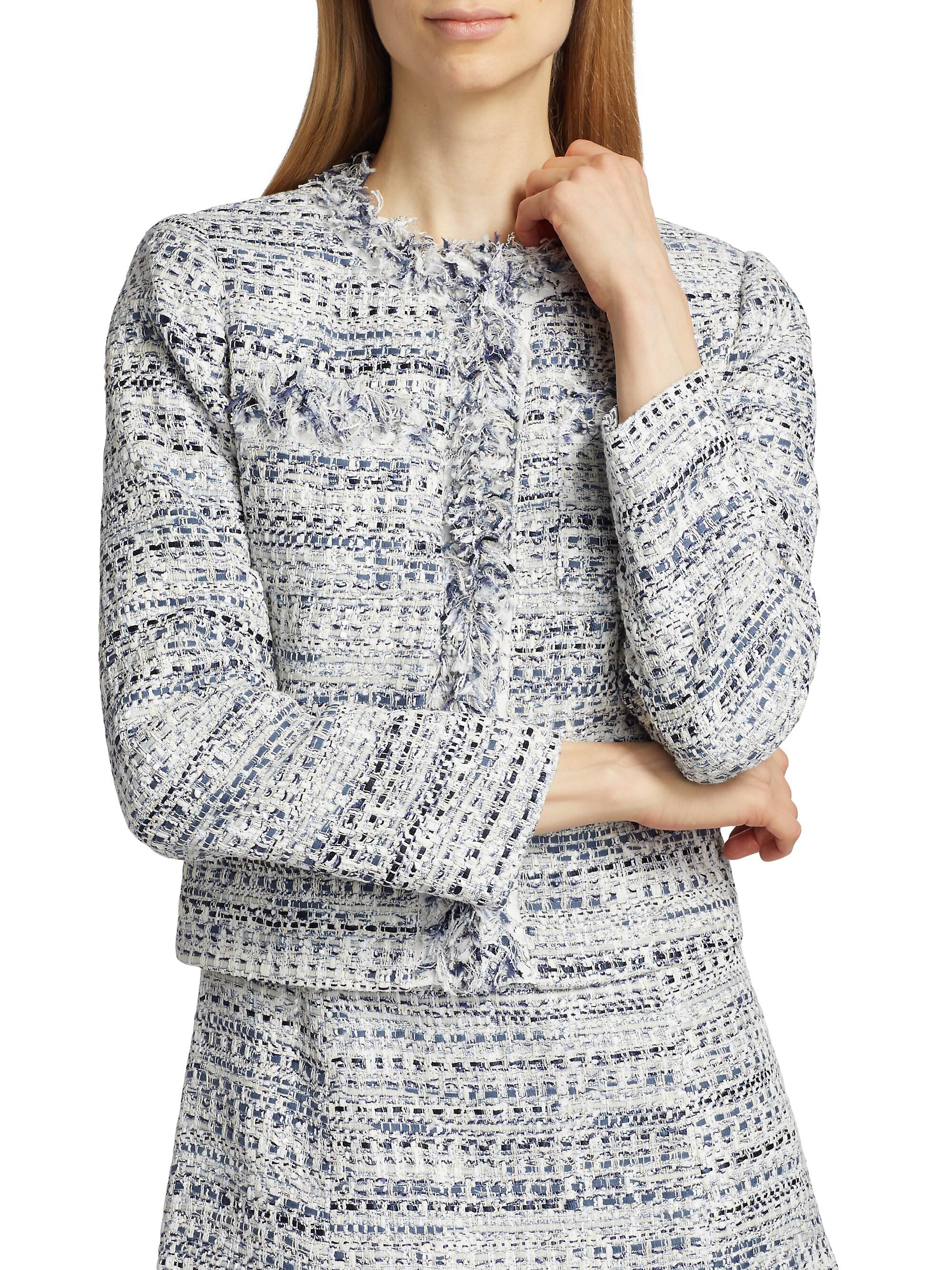 Click here for Kobi Halperin Womens Ricki Cotton-Blend Tweed Jack... prices