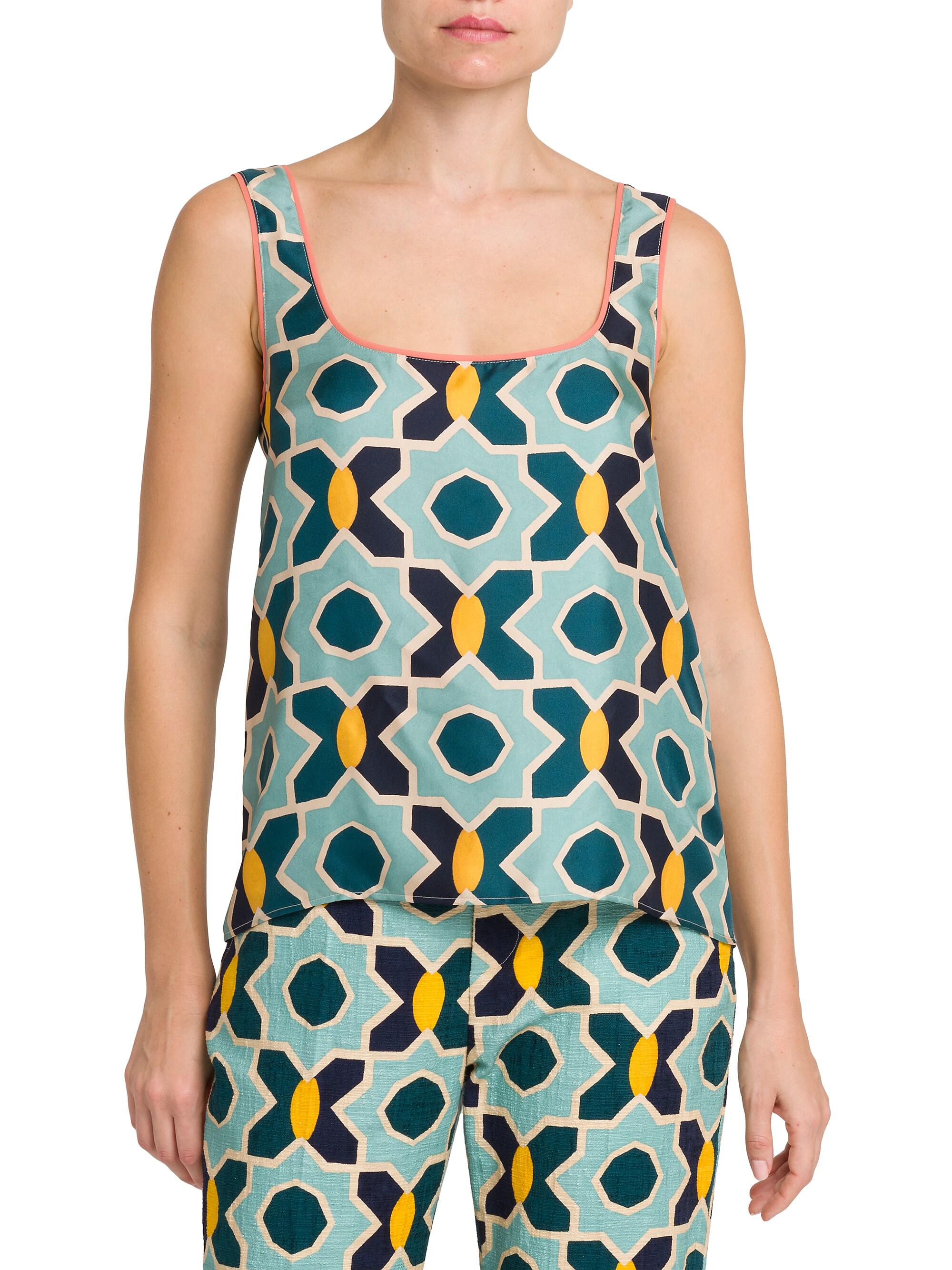 Click here for La Doublej Womens Edition 36 Twirl Printed Silk To... prices