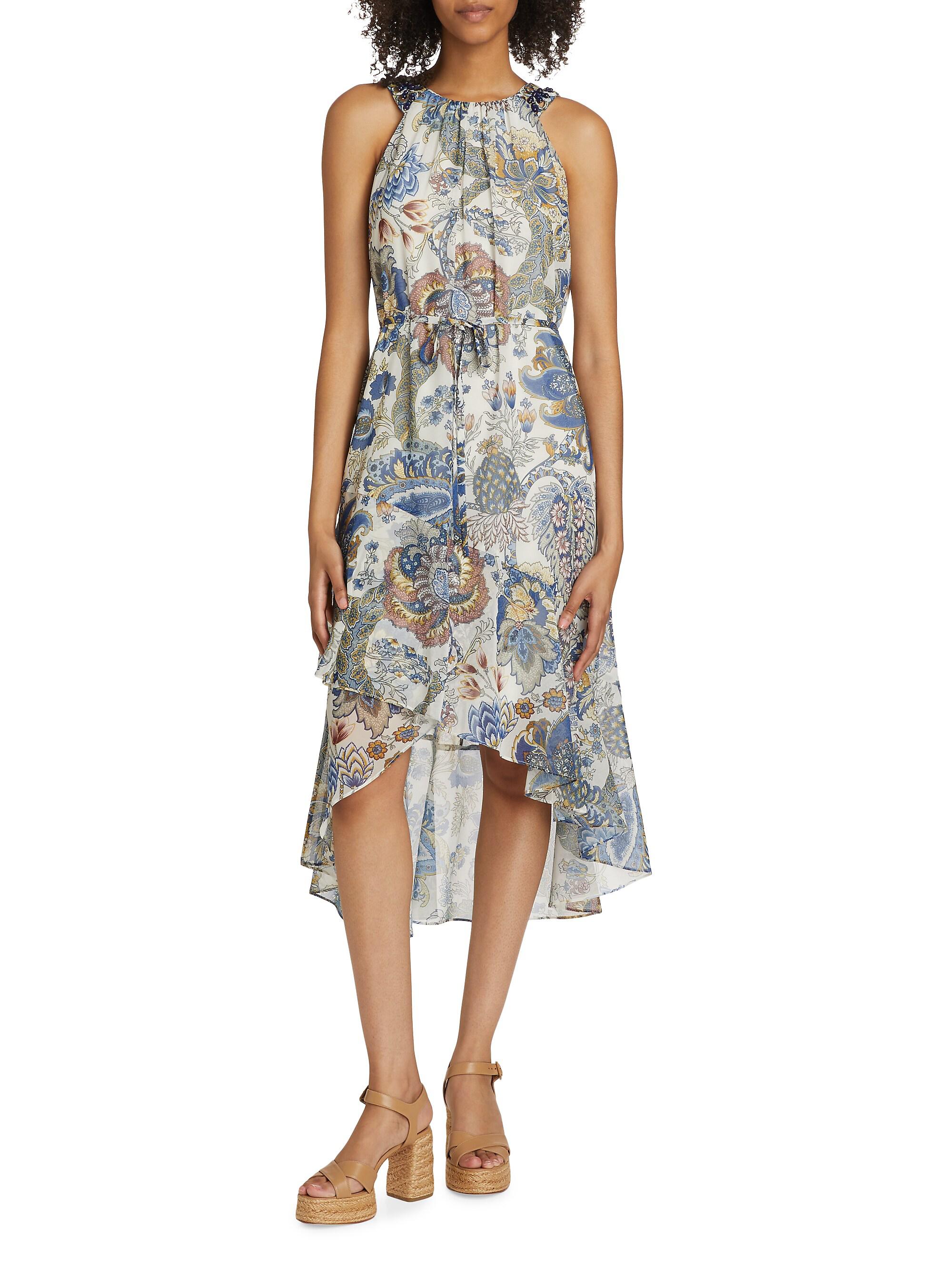 Click here for Kobi Halperin Womens Allison Anthos Print Chiffon... prices