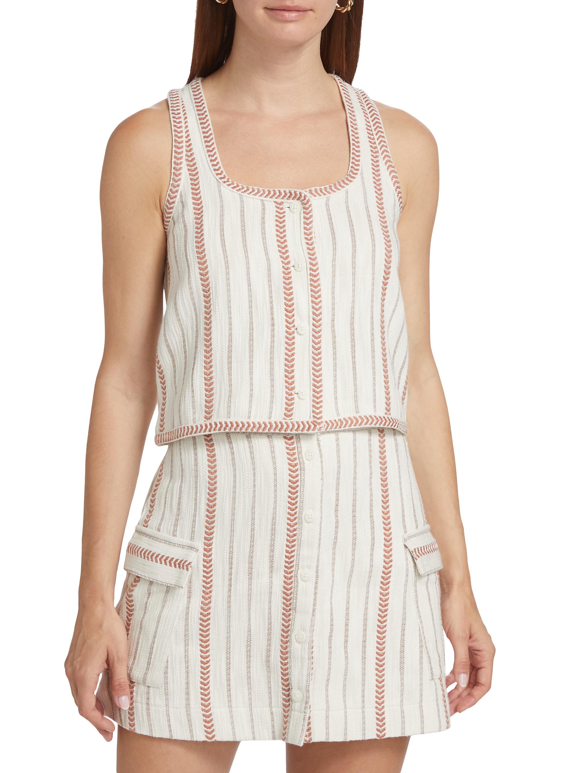 Click here for Splendid Womens Devyn Chevron Vest - Vista Stripe... prices