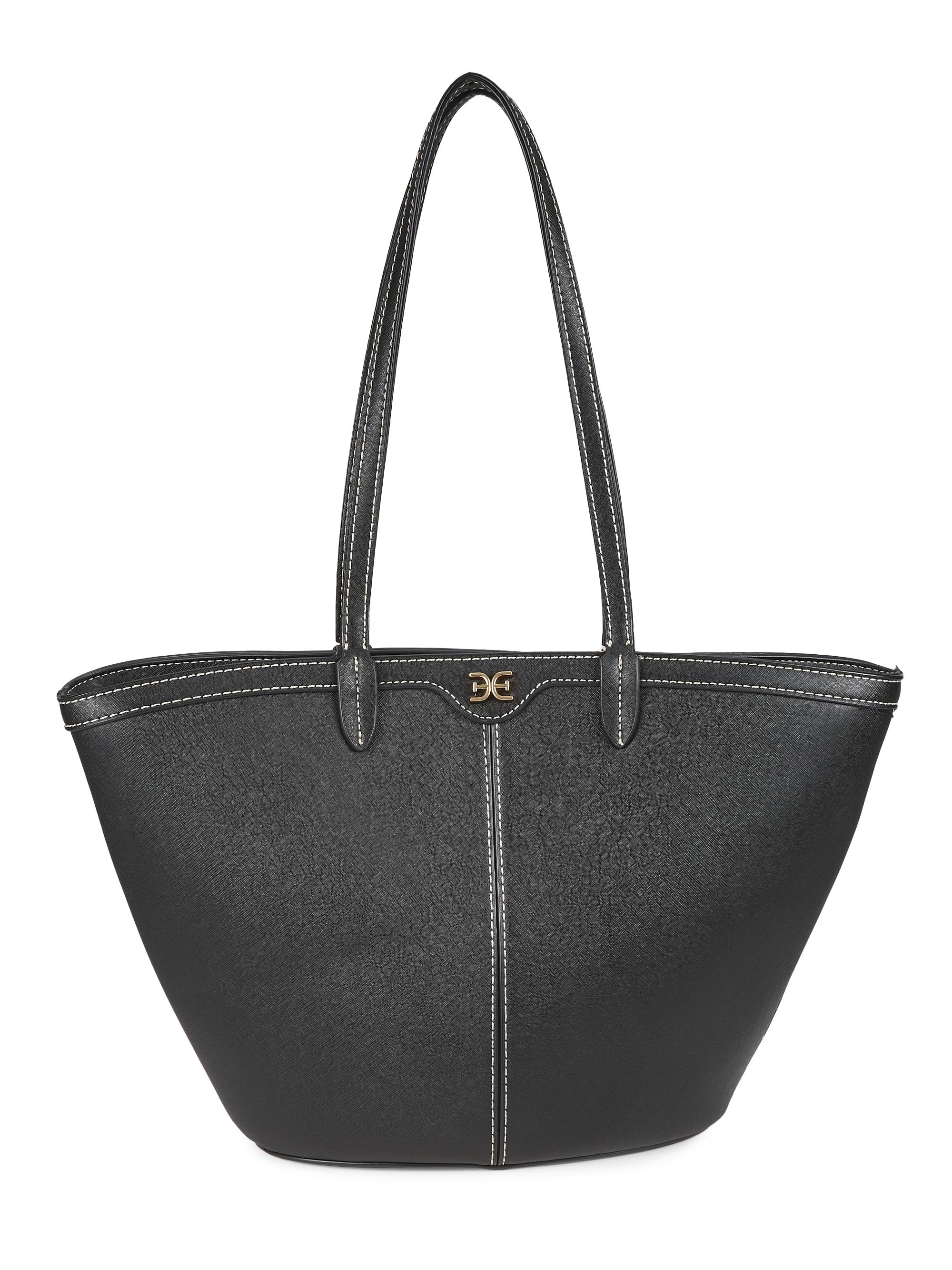 Click here for Sam Edelman Womens Saige Leather Tote - Black prices