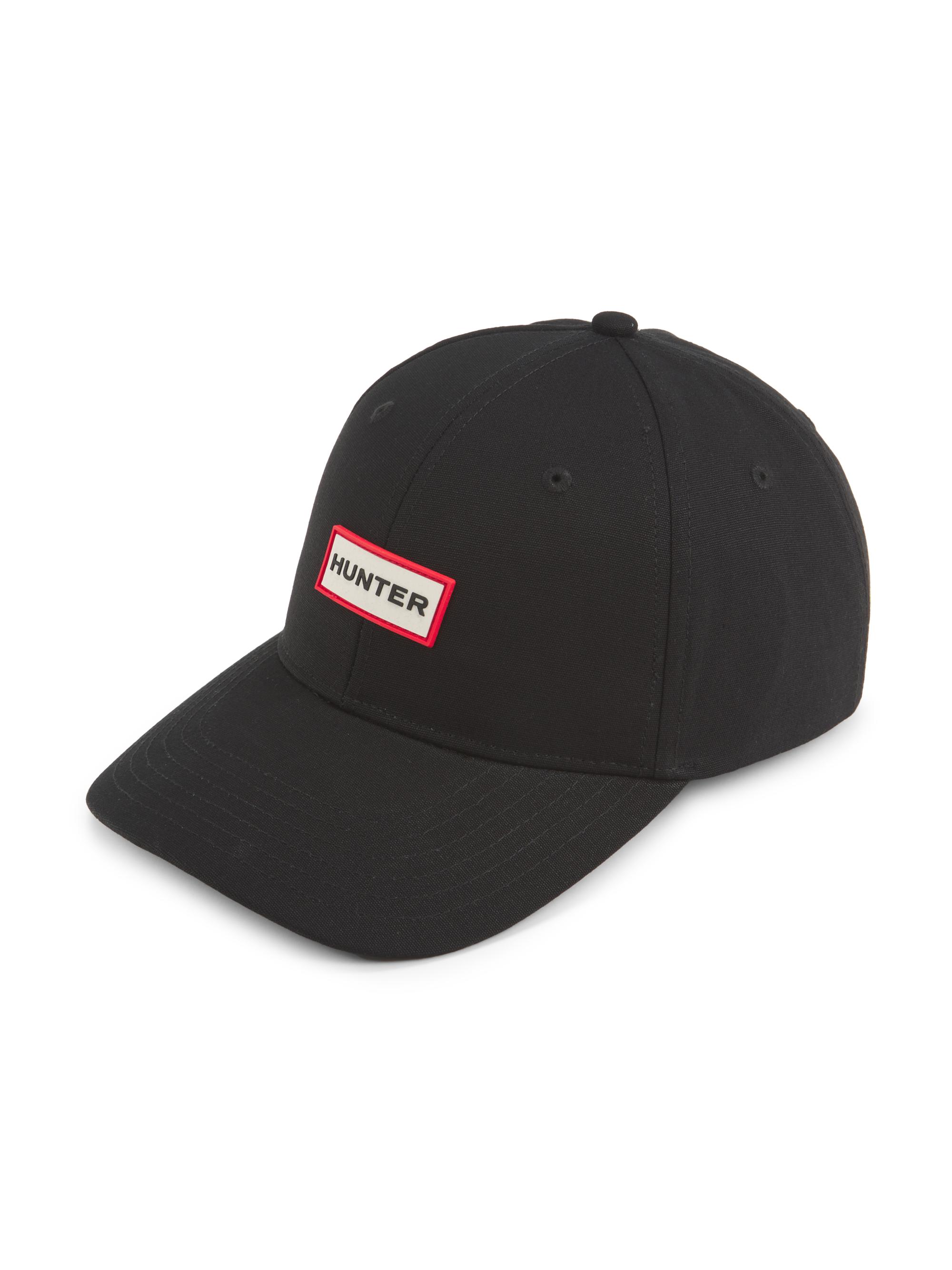 Click here for Hunter Mens Cotton Logo Baseball Cap - Black prices