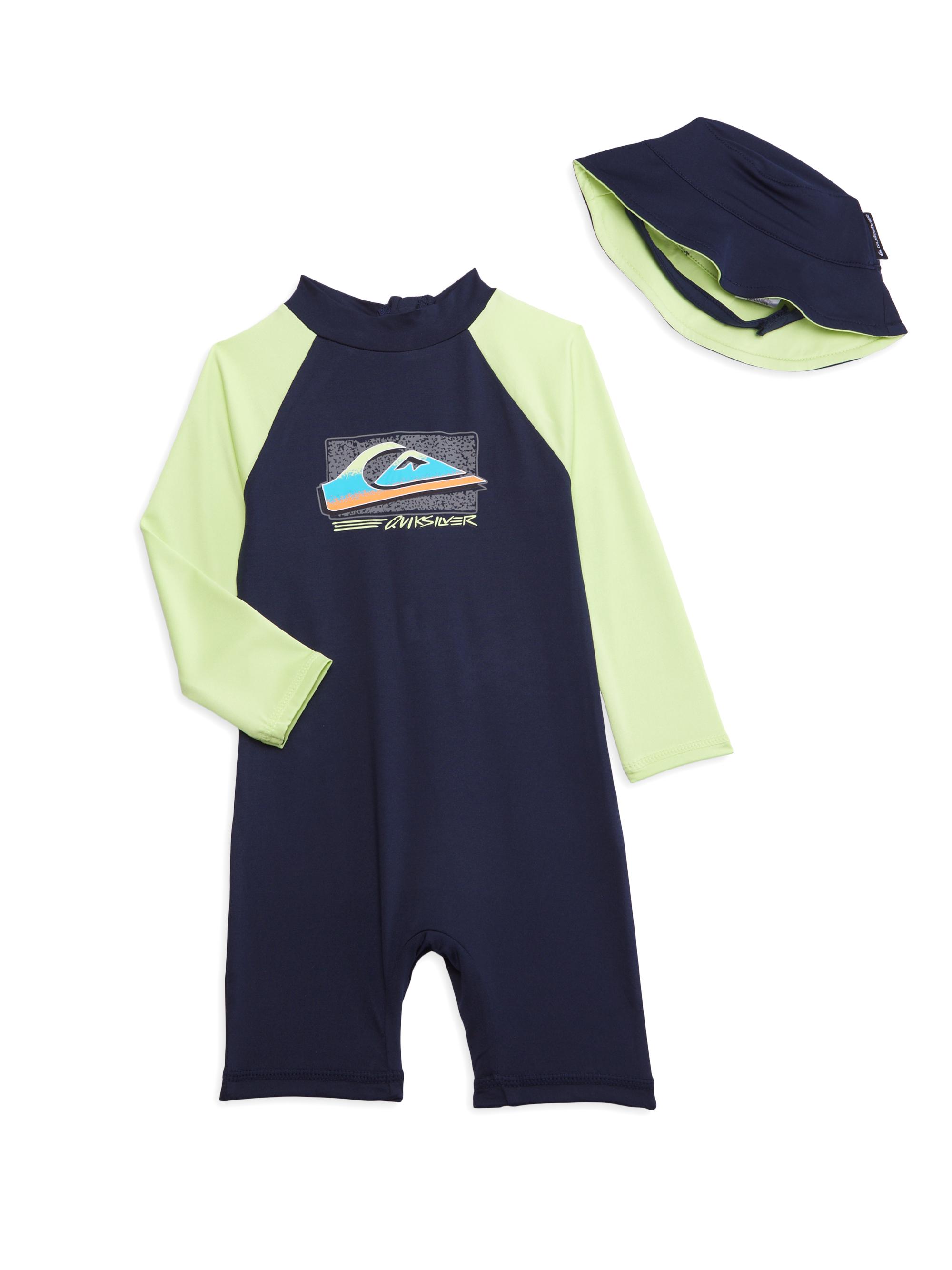 Click here for Quiksilver Baby Boys 2-Piece Logo Rashguard & Buck... prices