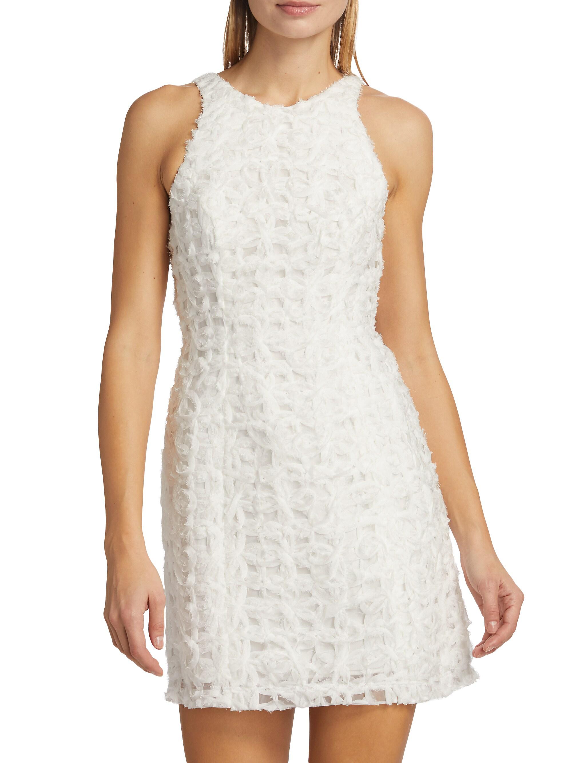 Click here for Aje Womens Element Quintette Textured Minidress -... prices