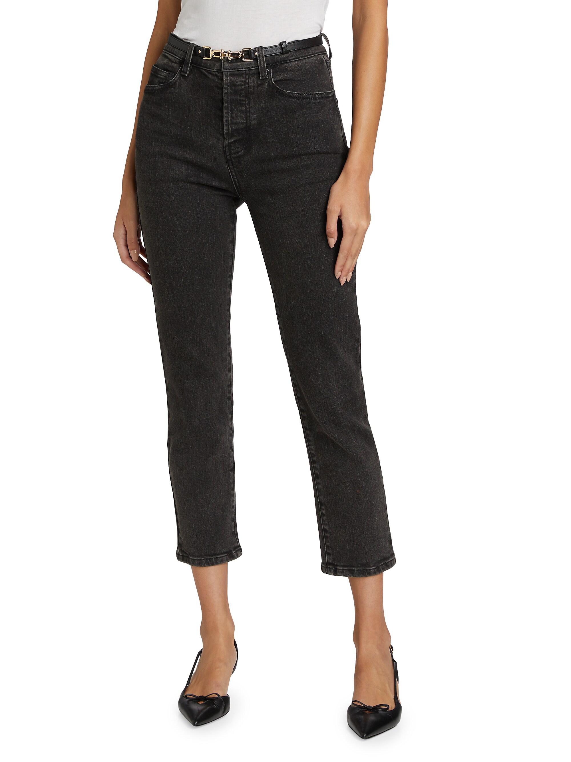 Click here for Generation Love Womens Emmett Belted Crop Jeans -... prices