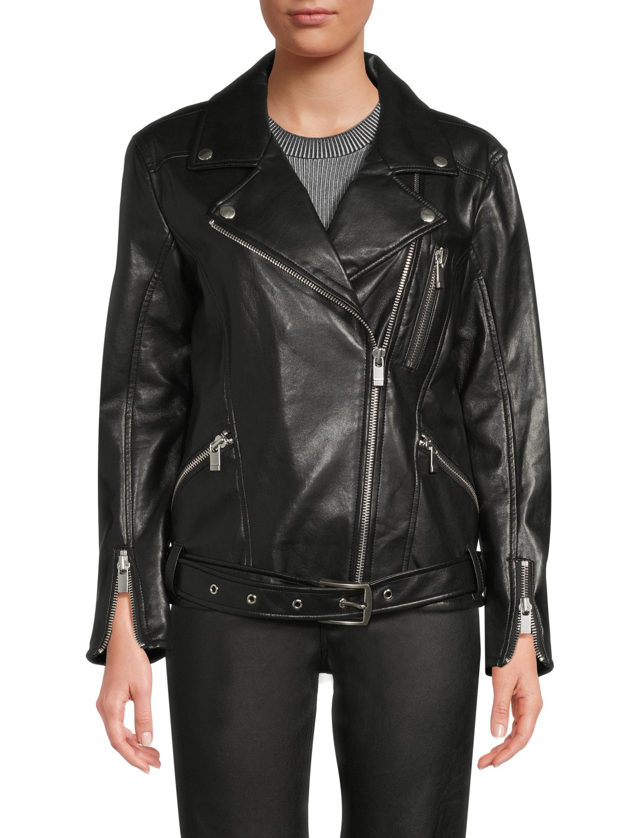 Click here for AS by DF Womens Brando Boyfriend Moto Jacket - Bla... prices