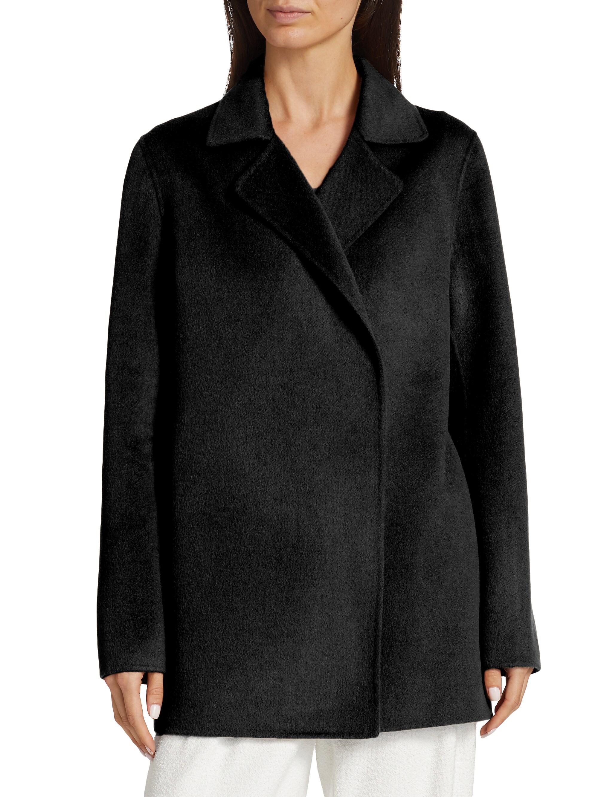 Click here for Mercer Collective Womens Kate Open-Front Wool Coat... prices