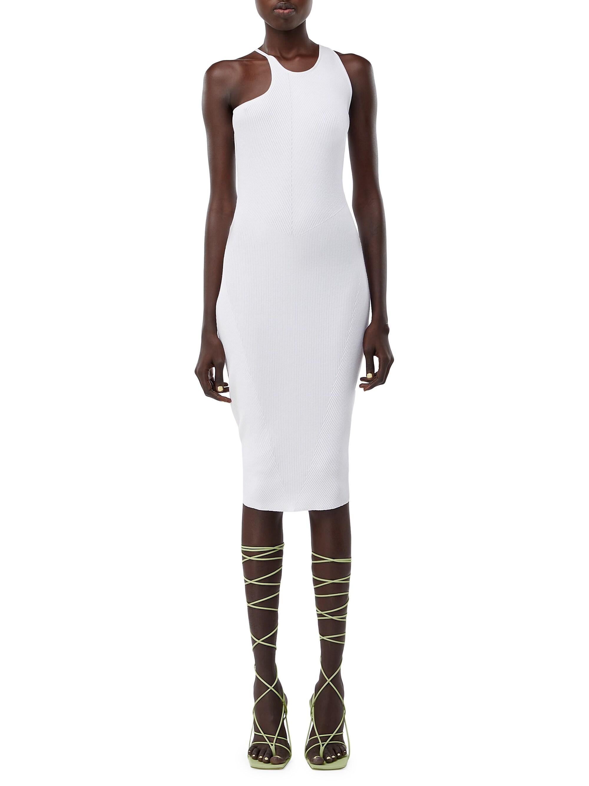 Click here for Gauge81 Womens Altea Rib-Knit Midi-Dress - White -... prices