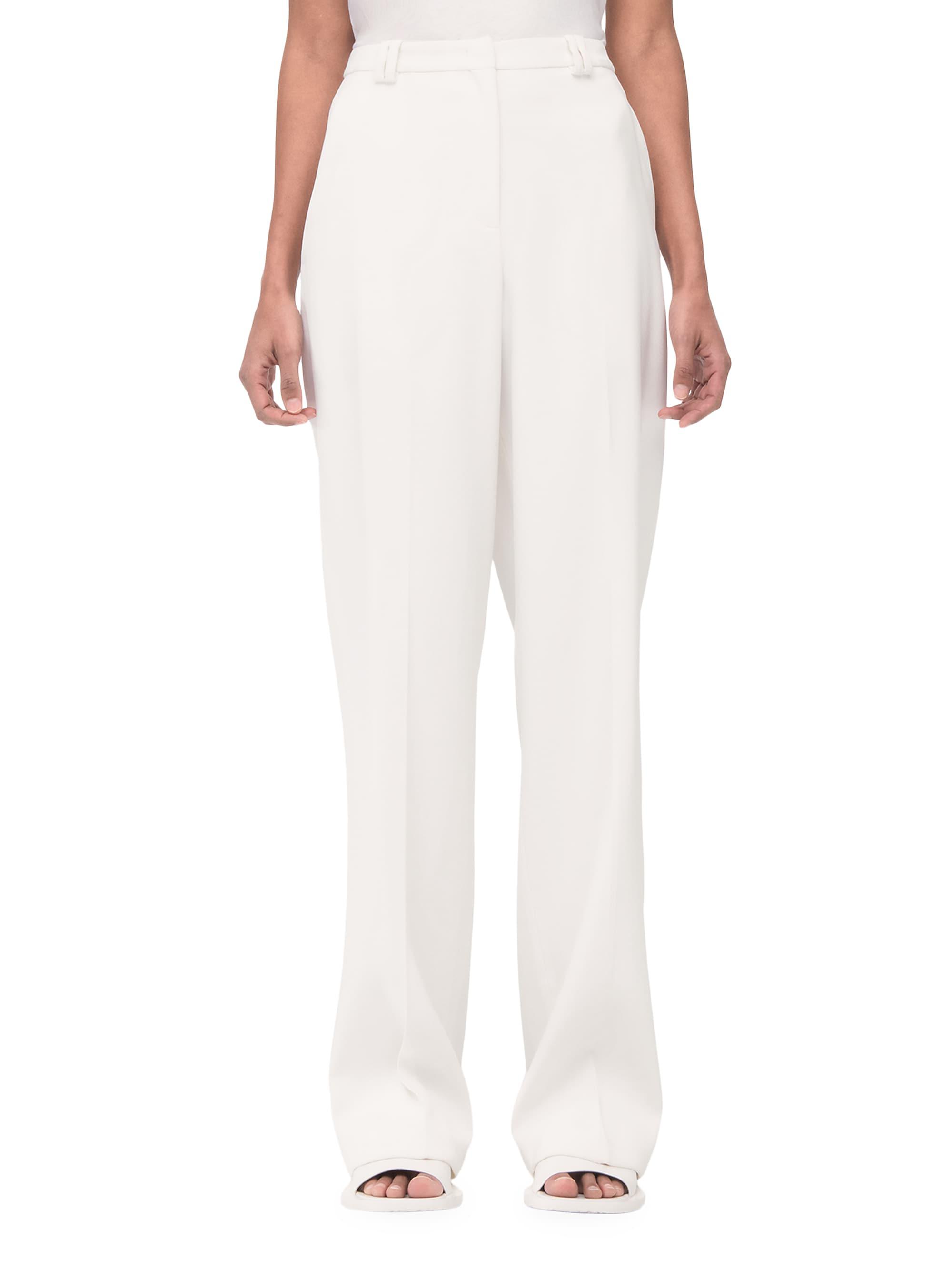 Click here for Another Tomorrow Womens Fluid Straight-Leg Trouser... prices