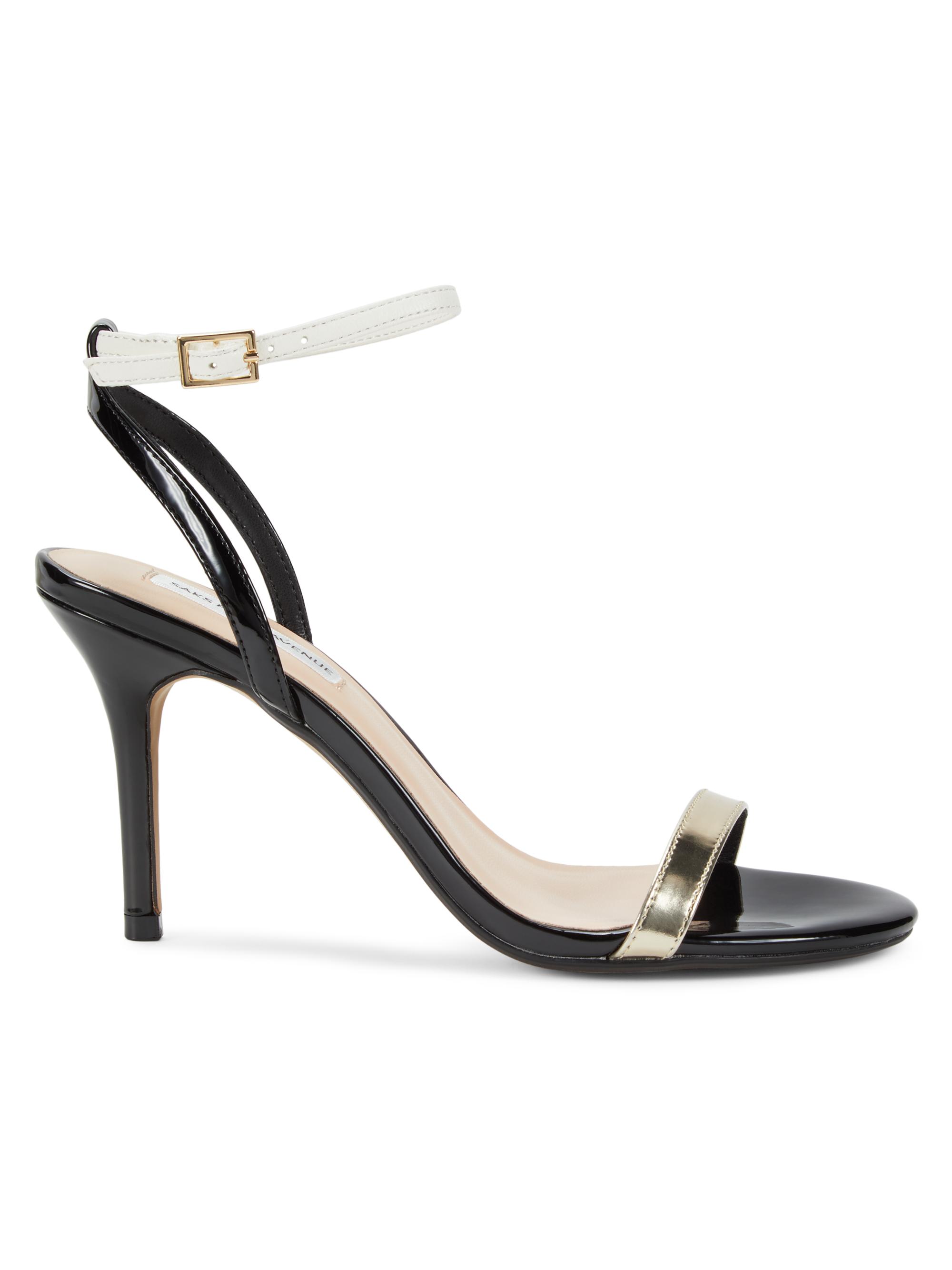 Click here for Saks Fifth Avenue Womens Goldie 90MM Leather Sanda... prices