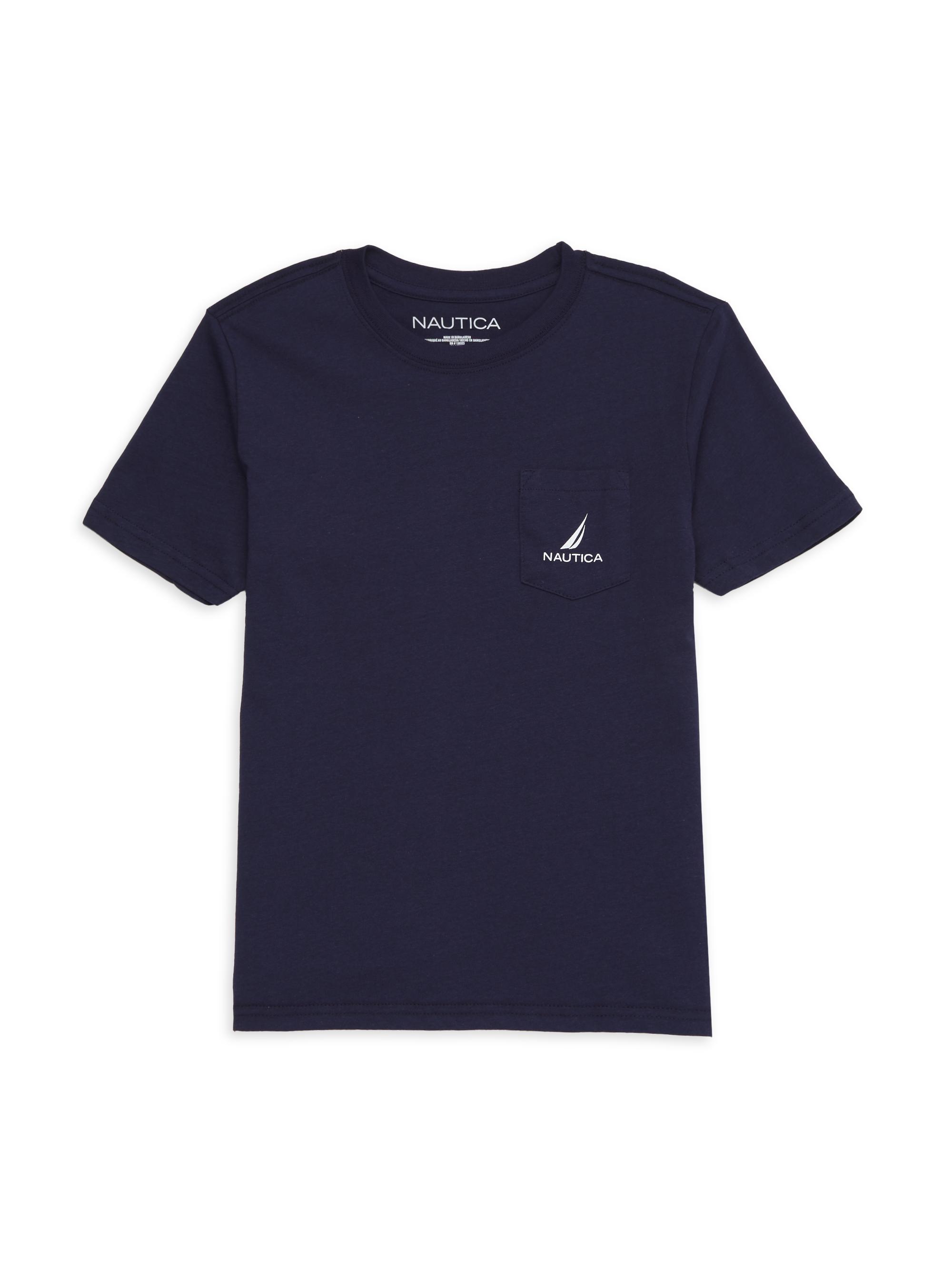 Click here for Nautica Boys Cotton T-Shirt - Navy - Size XL (18-2... prices