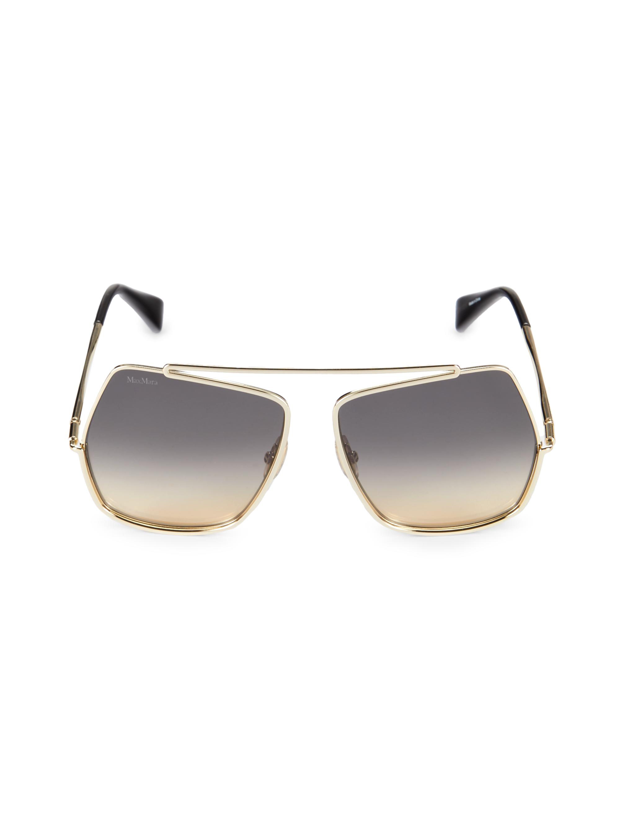 Click here for Max Mara Pilot Sunglasses  58mm prices