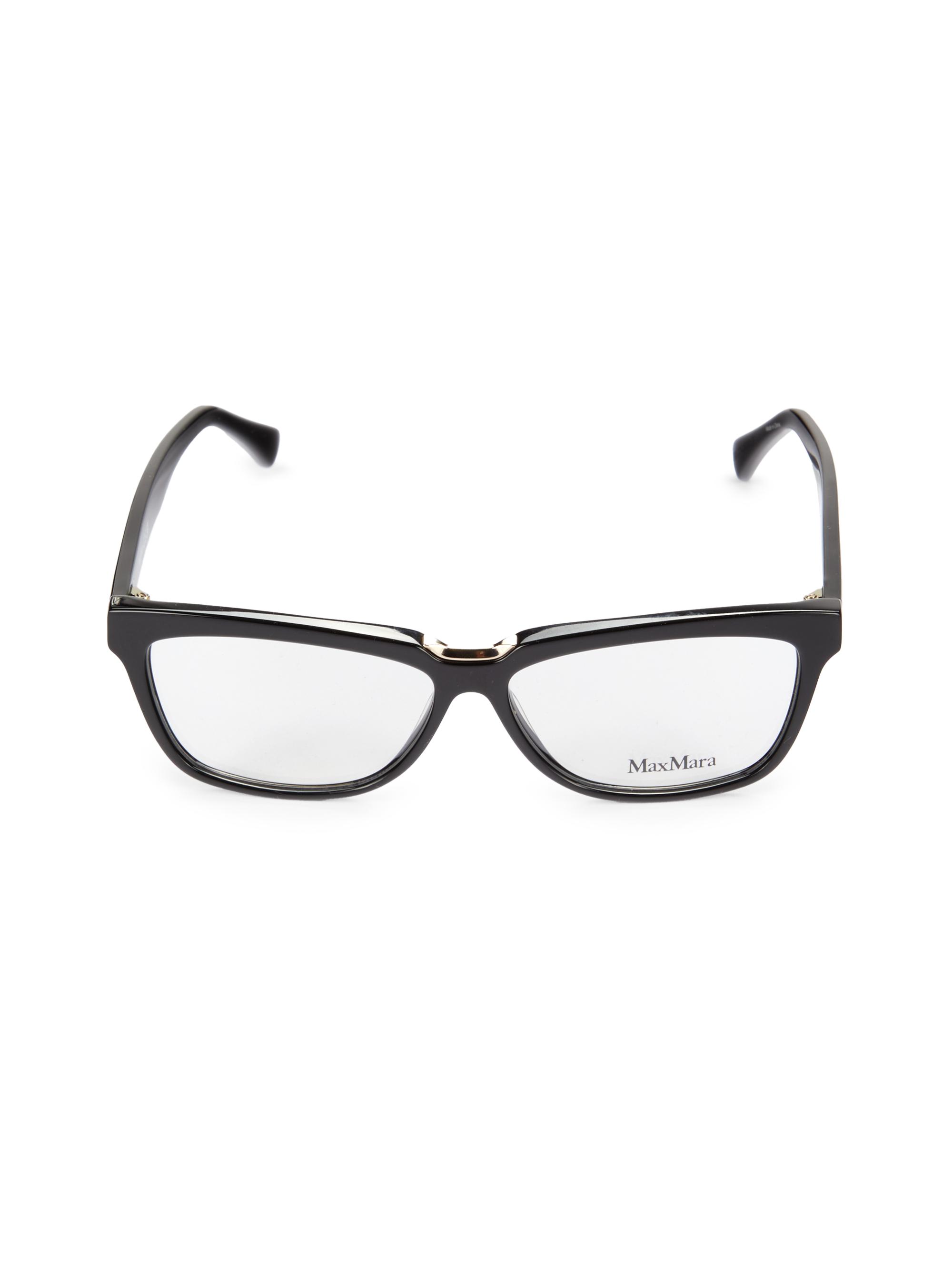 Click here for Max Mara Womens 54MM Rectangle Optical Glasses - B... prices
