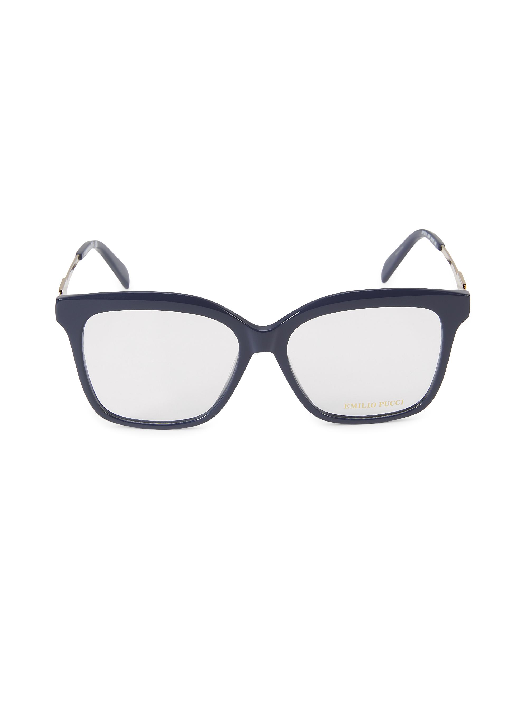 Click here for Pucci Womens 54MM Square Eyeglasses - Blue prices