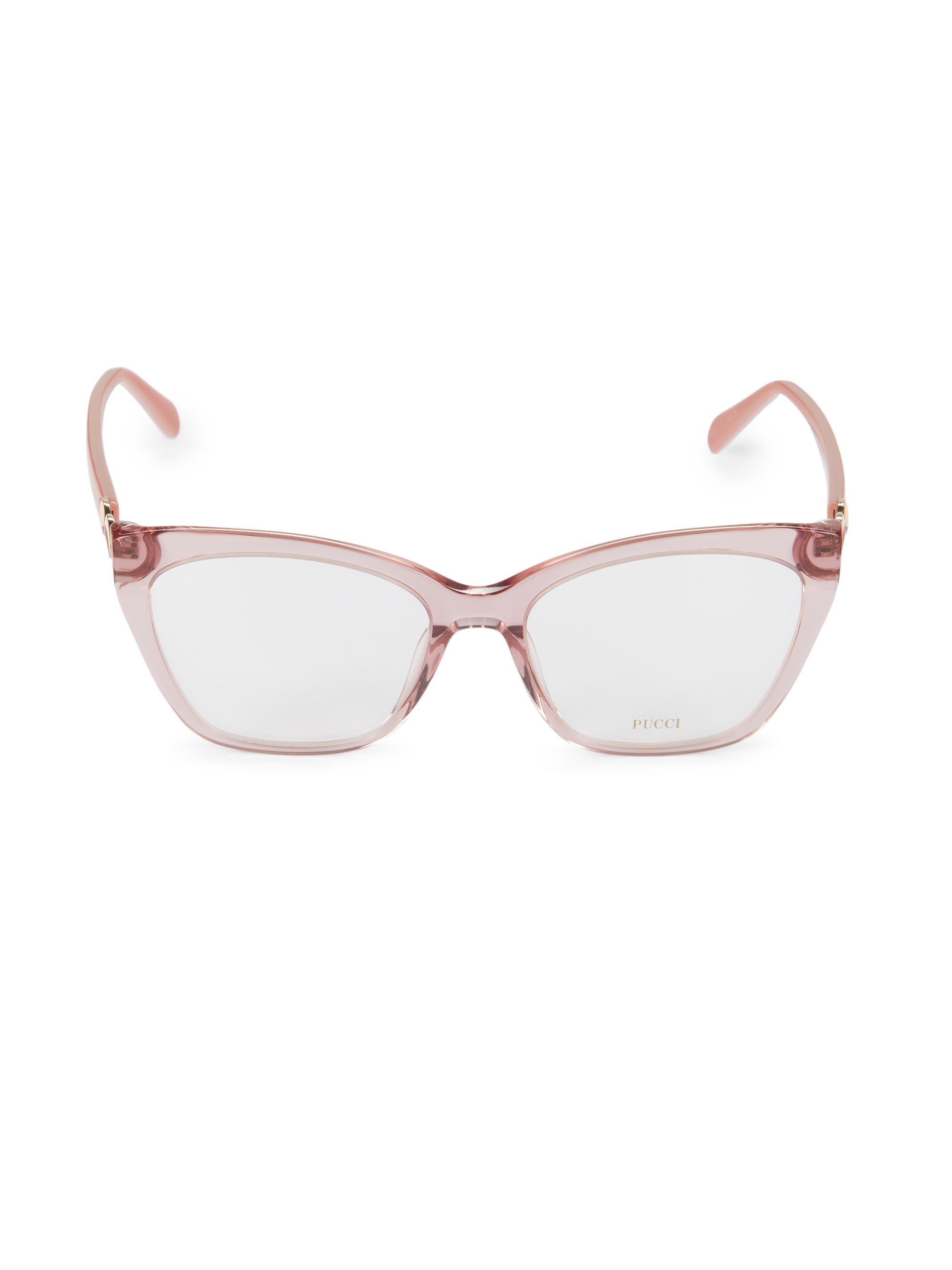 Click here for Pucci Womens 54MM Square Eyeglasses - Pink prices