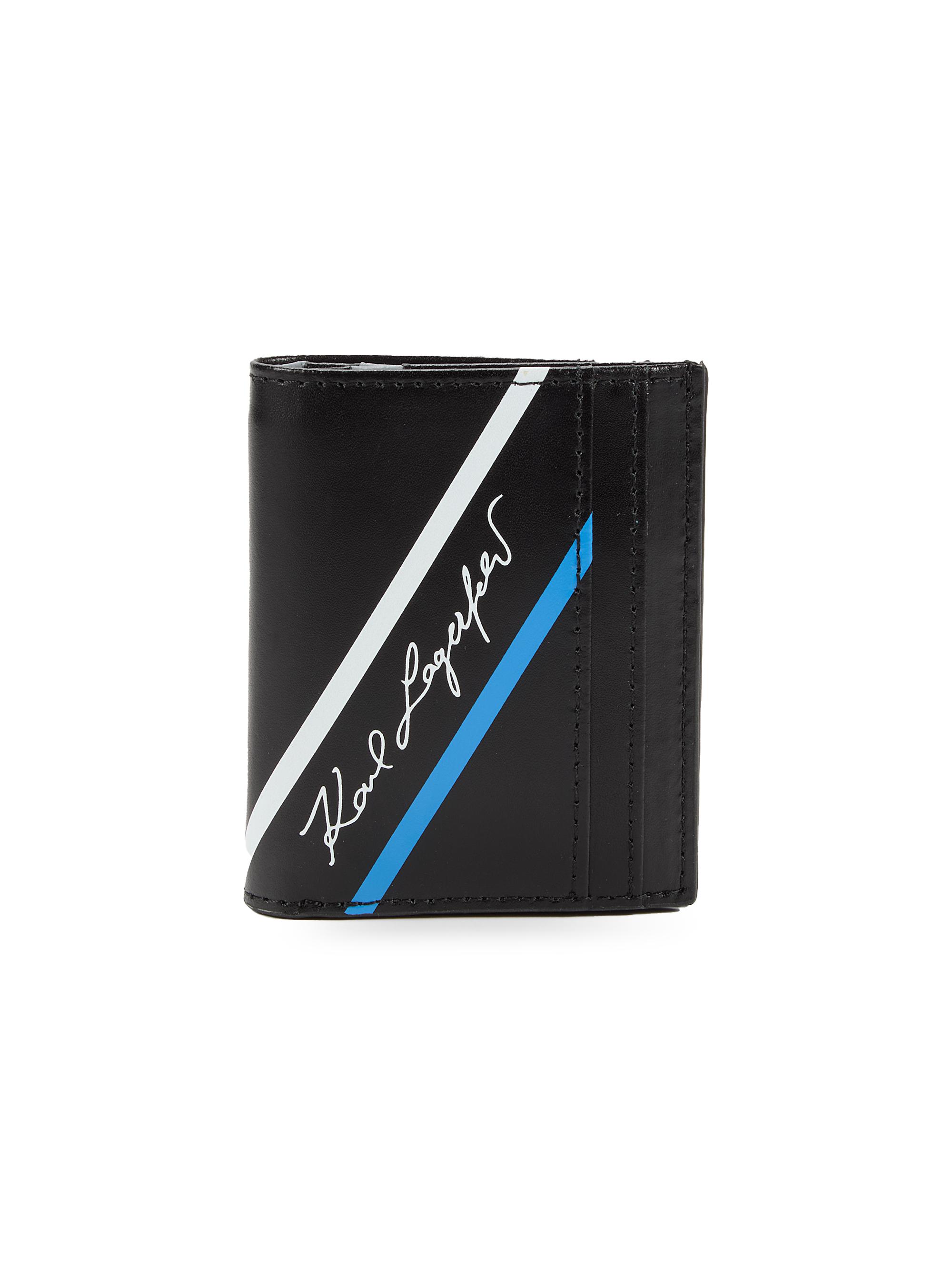 Click here for Karl Lagerfeld Paris Mens Logo Leather Bifold Wall... prices