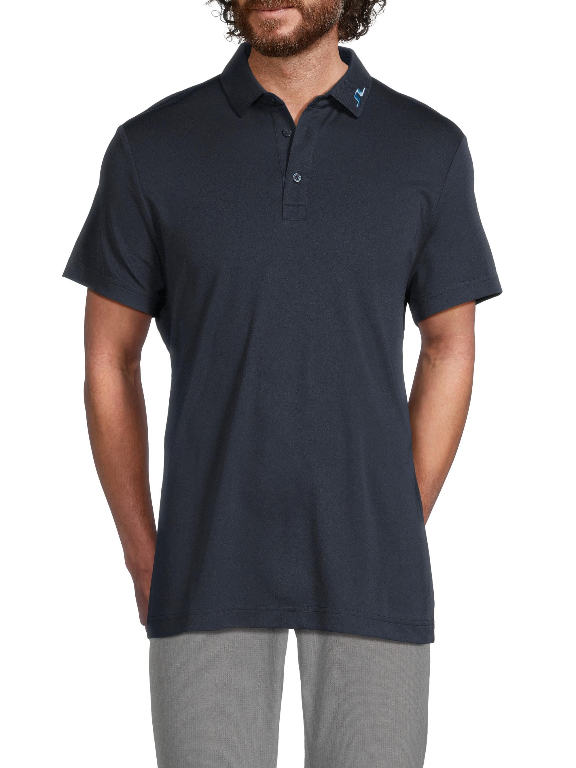 Click here for J. Lindeberg Mens KV Regular Fit Logo Polo - Navy... prices