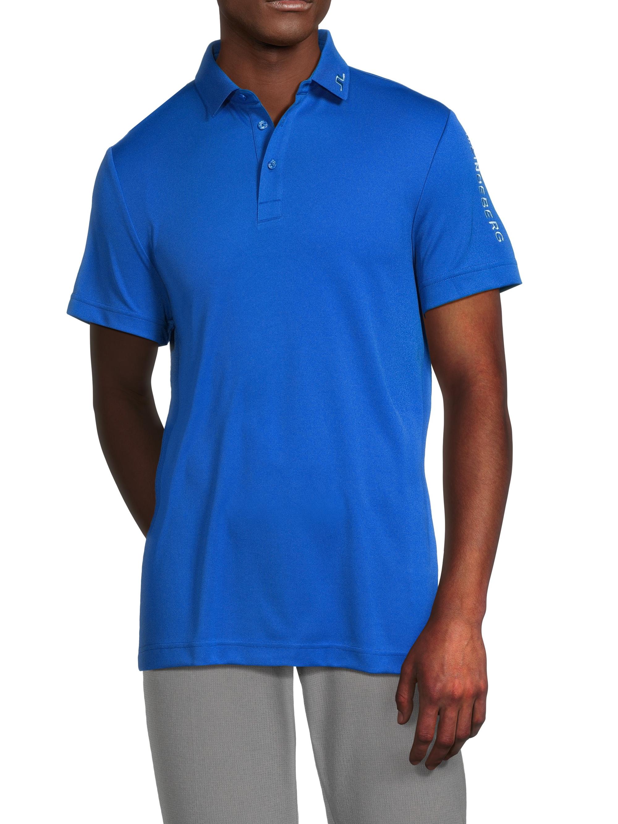 Click here for J. Lindeberg Mens Logo Short-Sleeve Golf Polo - Na... prices