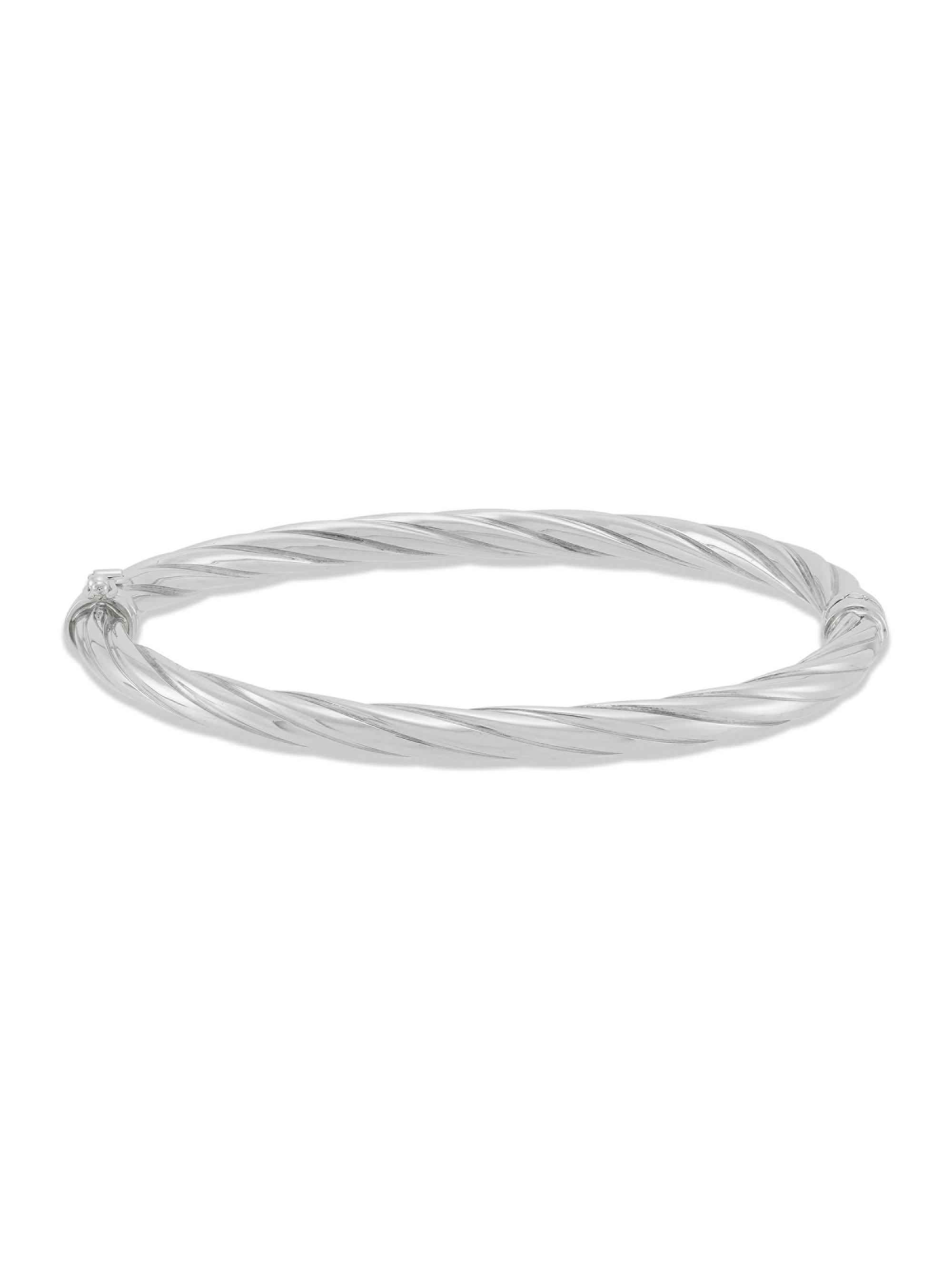 Click here for Saks Fifth Avenue Womens Sterling Silver Twist Ban... prices