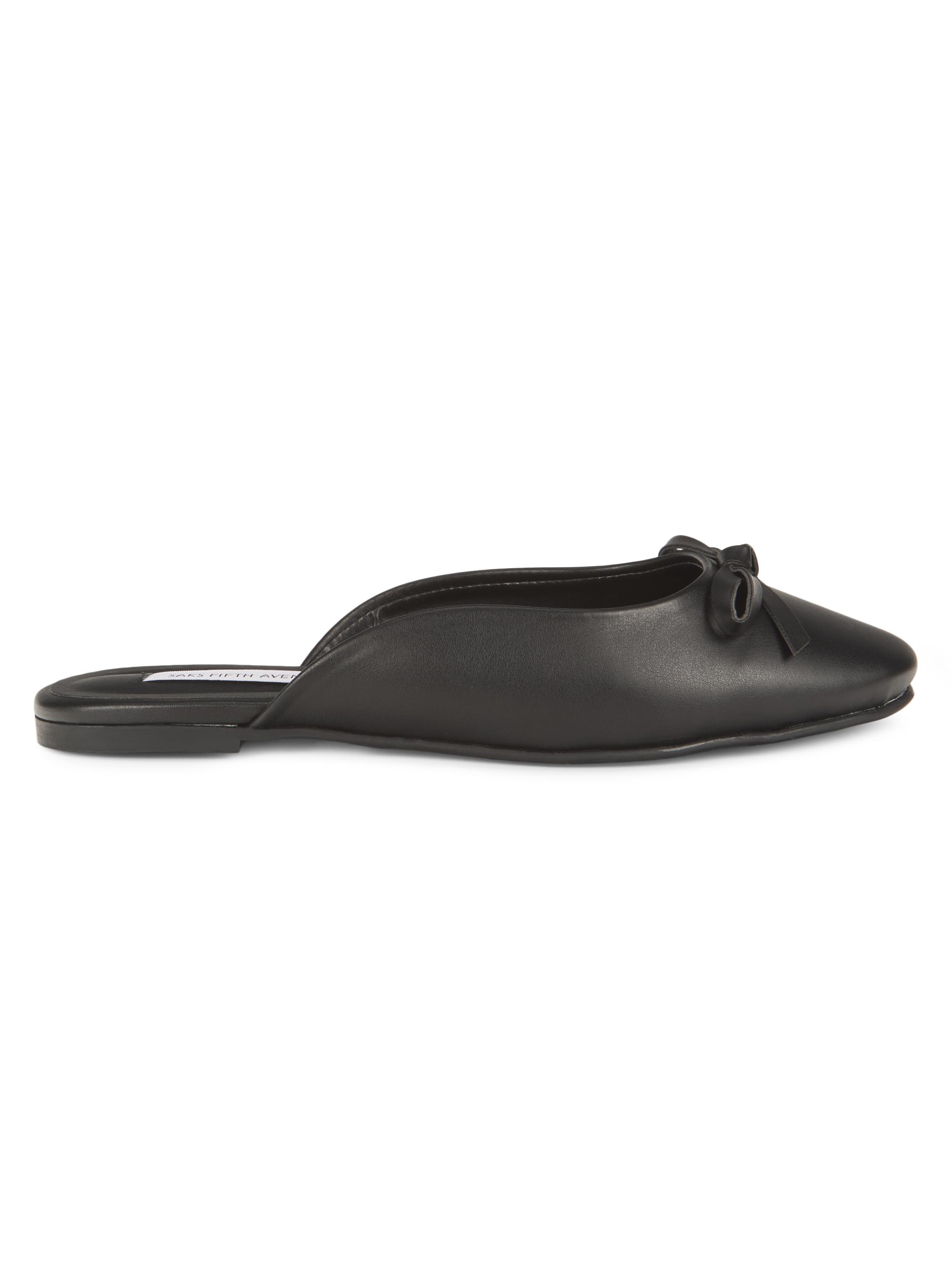 Click here for Saks Fifth Avenue Womens Nora Bow Mules - Black -... prices