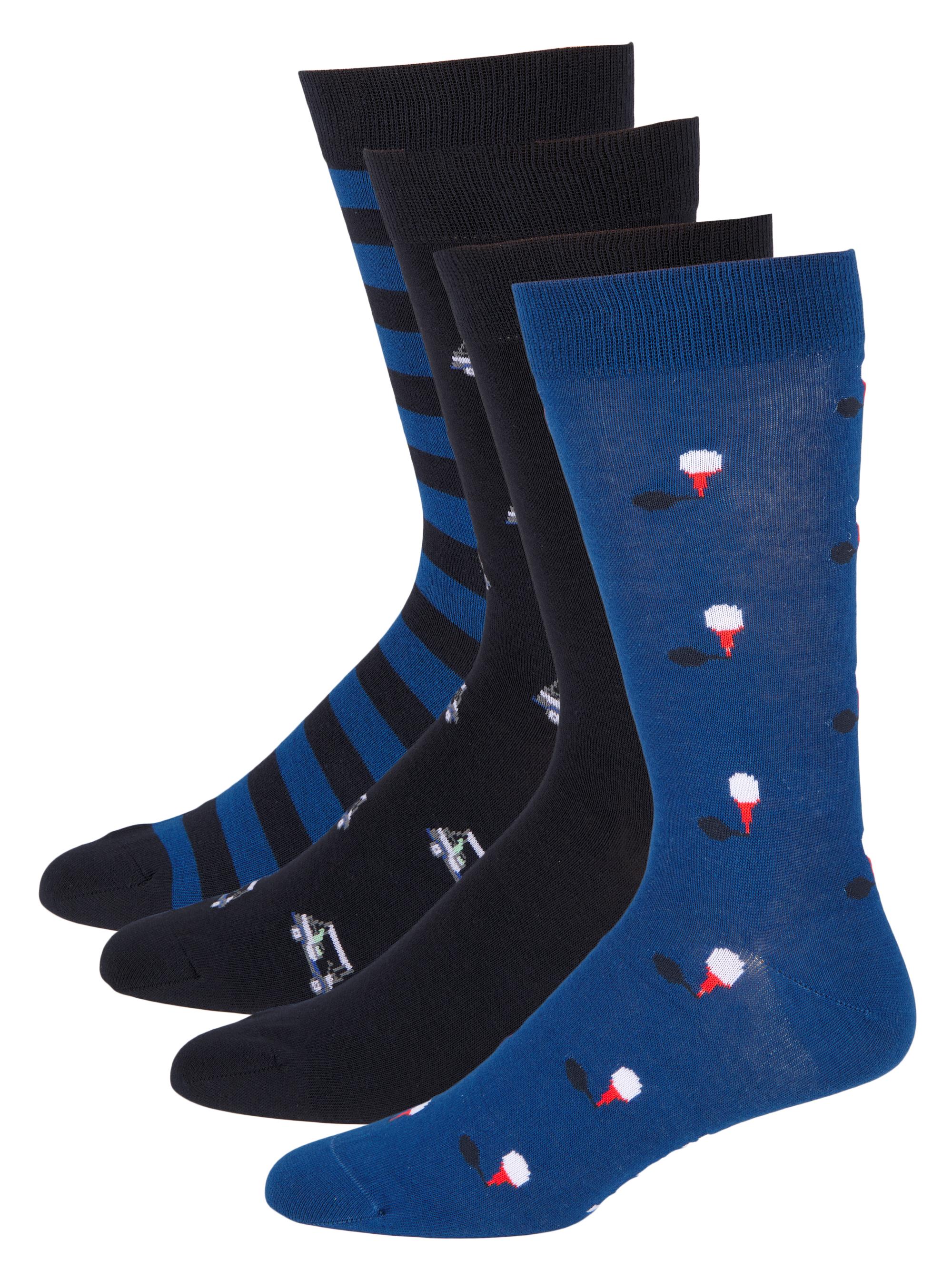 Click here for Happy Socks Mens 4-Pack Socks - Blue - Size 41-46... prices