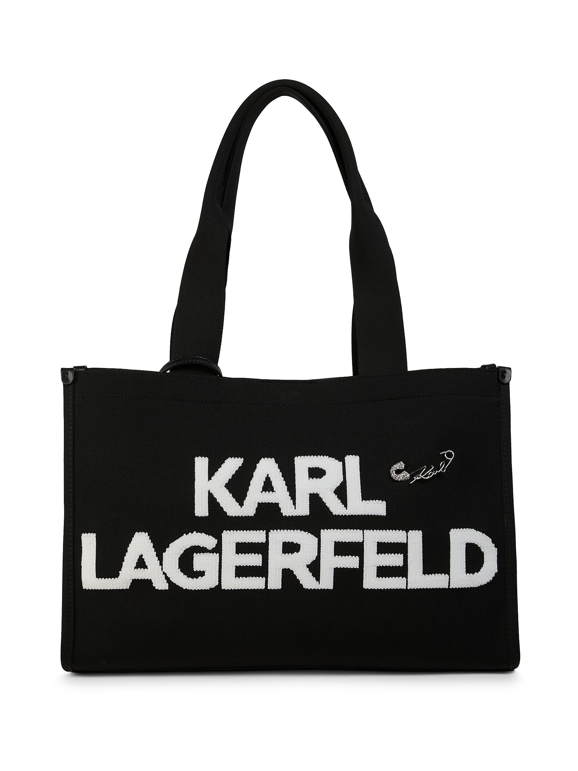 Click here for Karl Lagerfeld Paris Kristina Large Tote Bag - Bla... prices