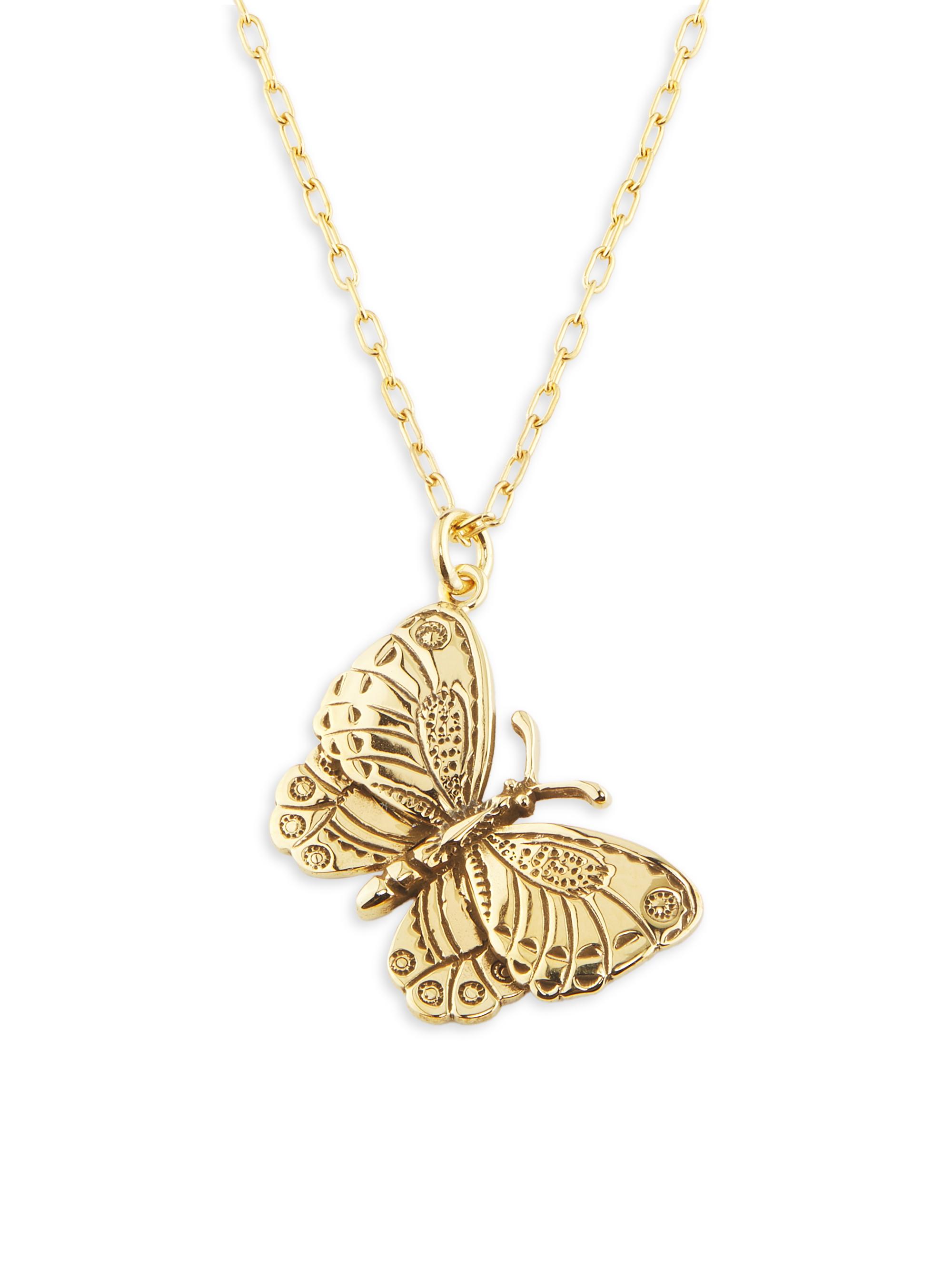 Click here for Ambush Womens Goldtone Butterfly Charm Necklace -... prices
