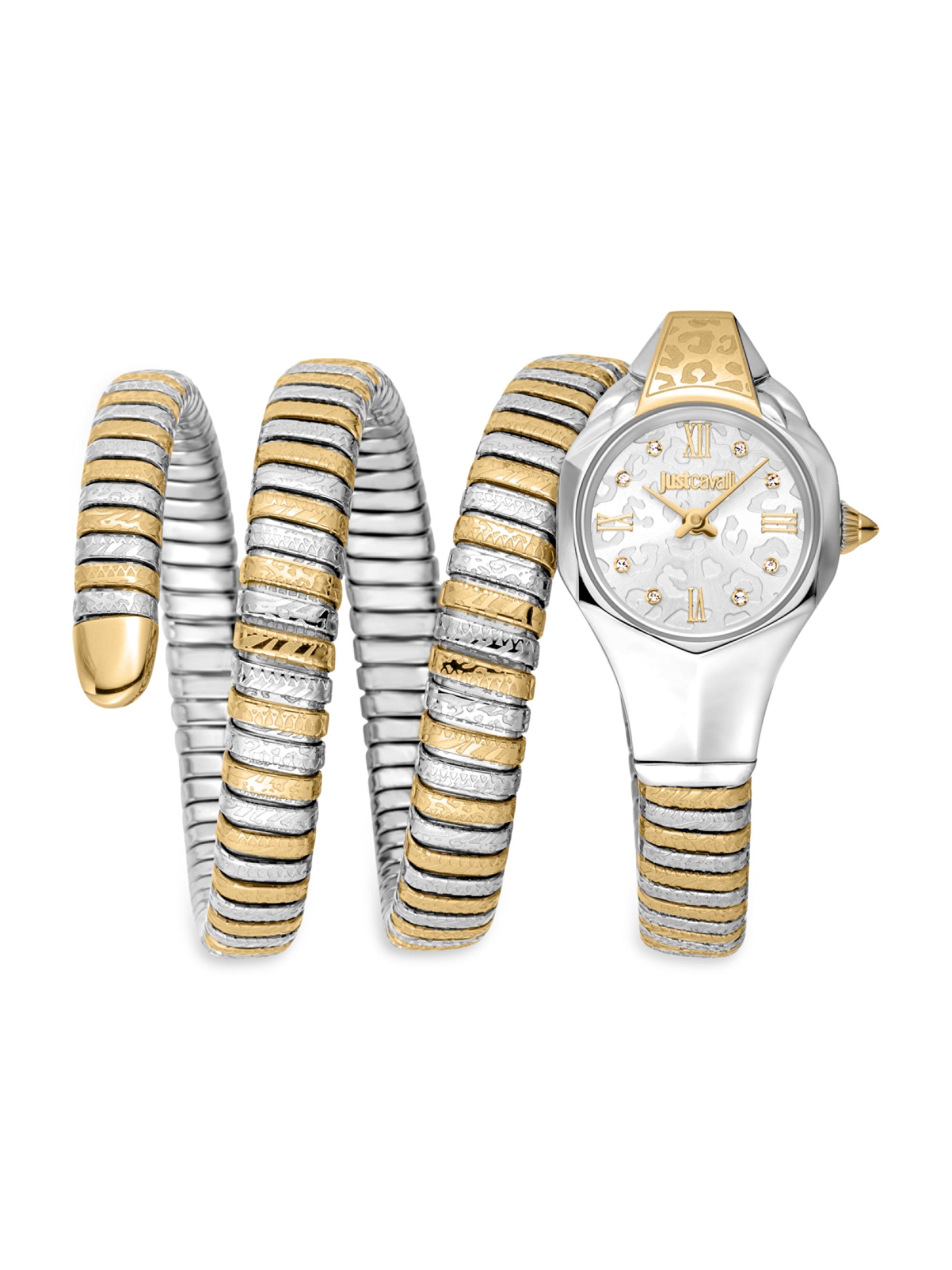 Click here for Just Cavalli Womens IP Two-Tone Stainless Steel &... prices