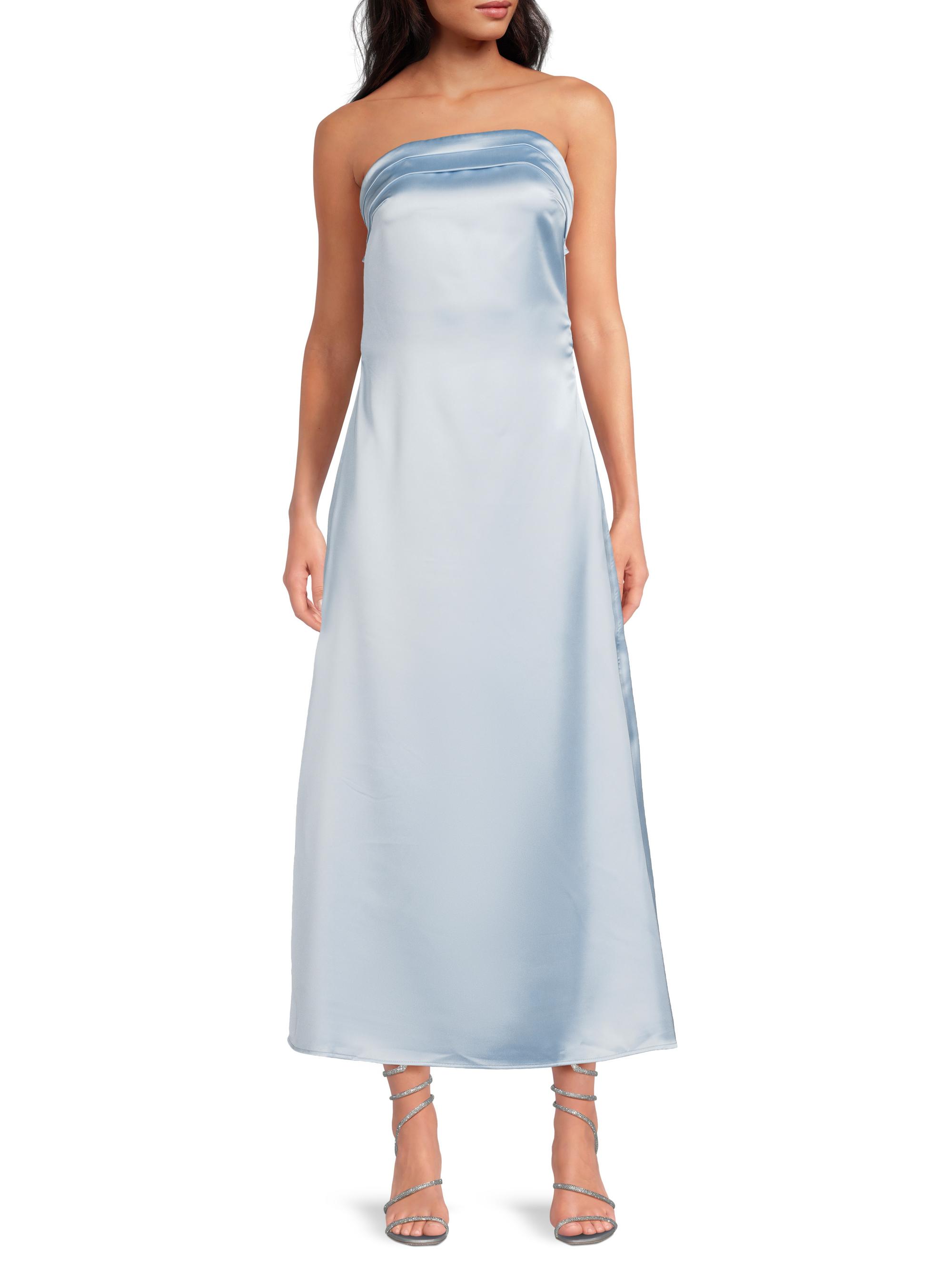 Click here for Vero Moda Womens Satin Bandeau Midi-Dress - Light... prices