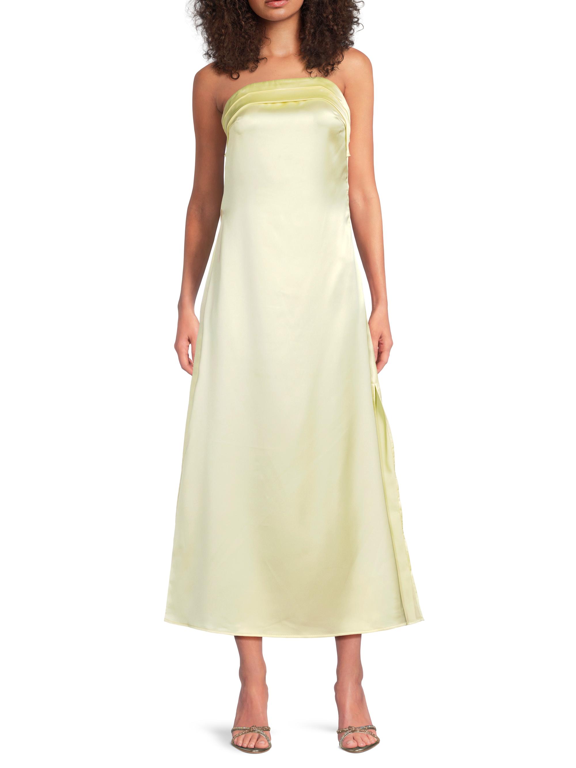 Click here for Vero Moda Womens Satin Bandeau Midi-Dress - Light... prices