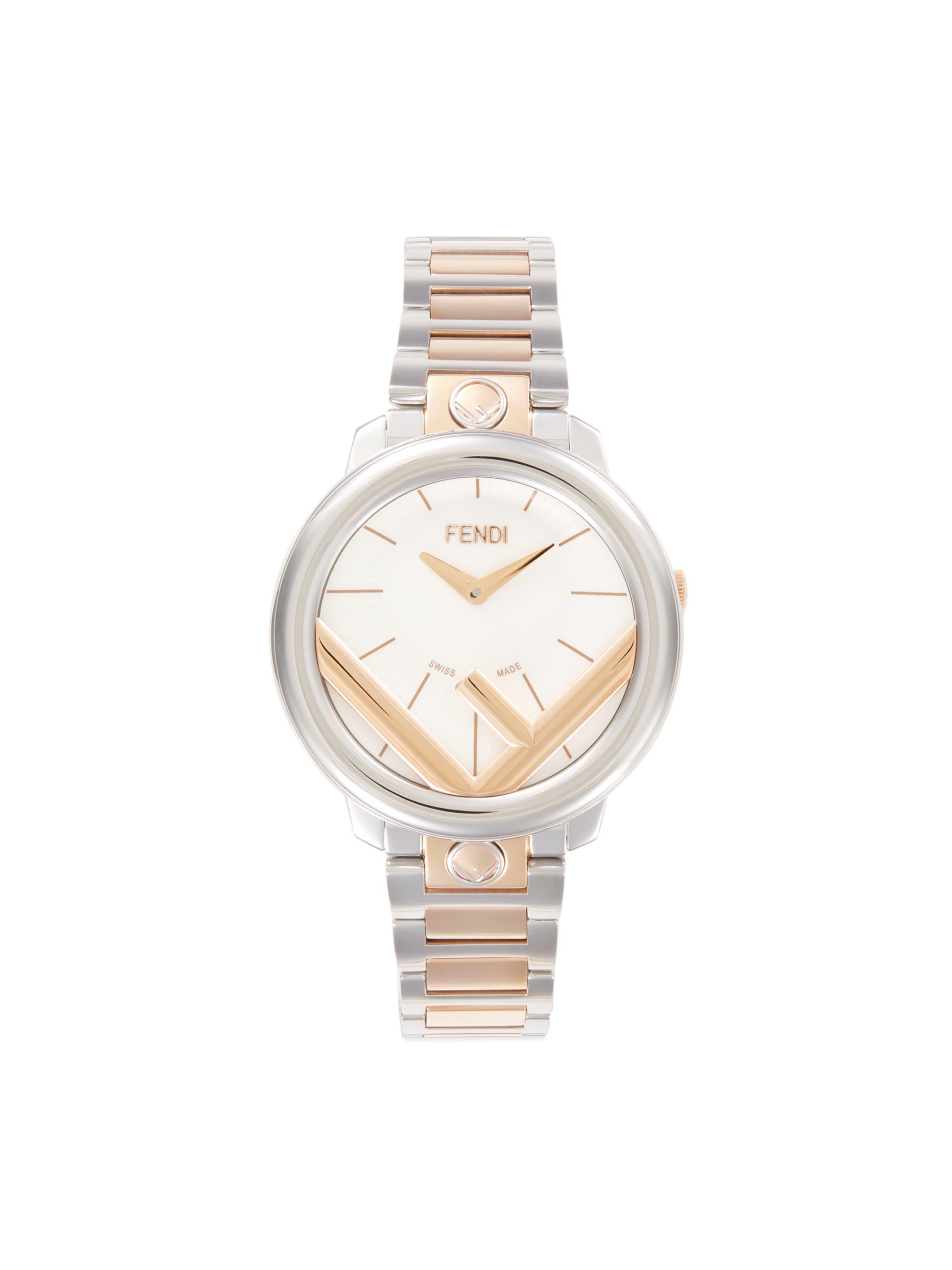 Click here for Fendi Womens Run Away Two-Tone Stainless Steel Bra... prices