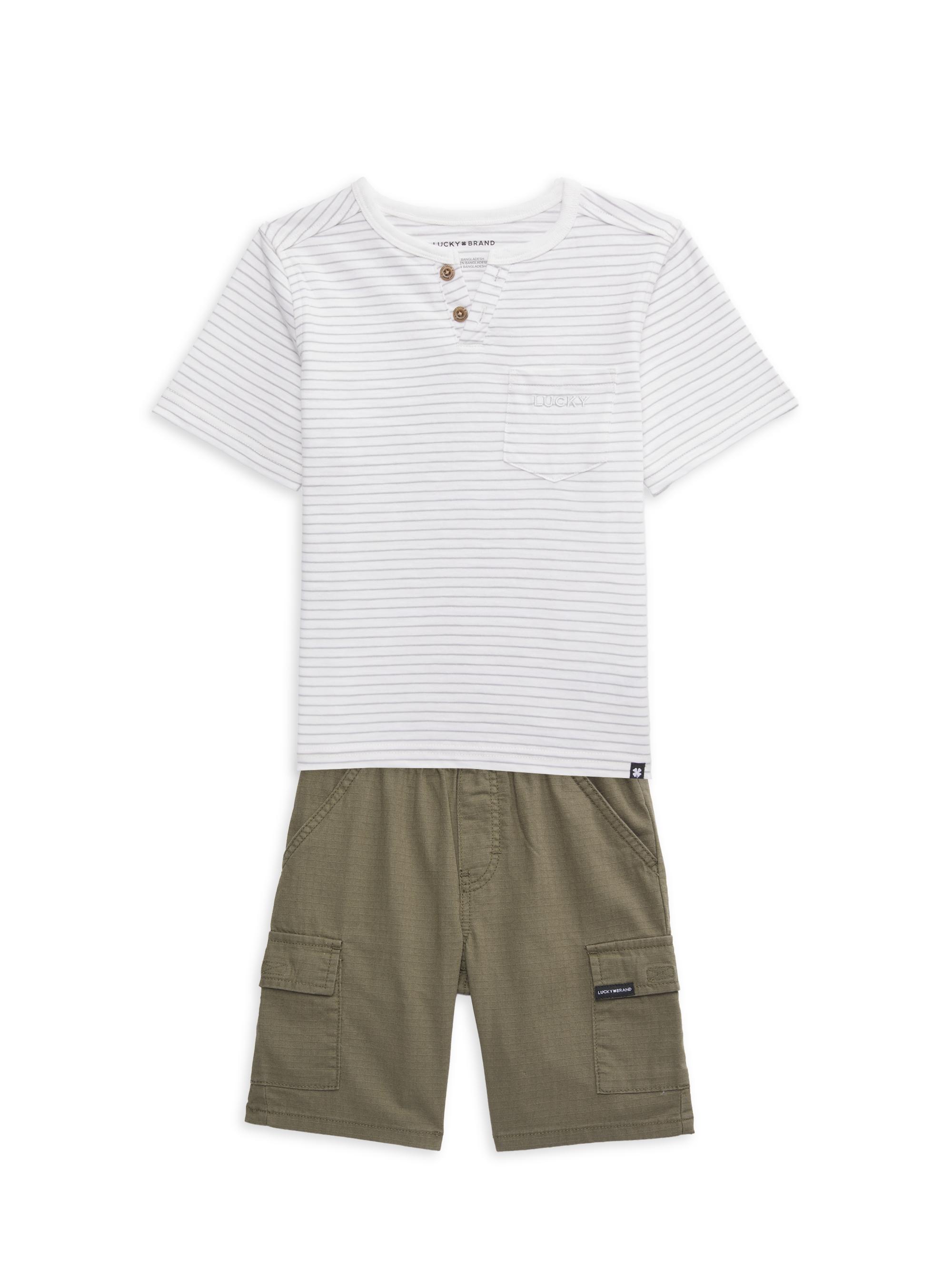 Click here for Lucky Brand Baby Boys & Little Boys 2-Piece Cotton... prices