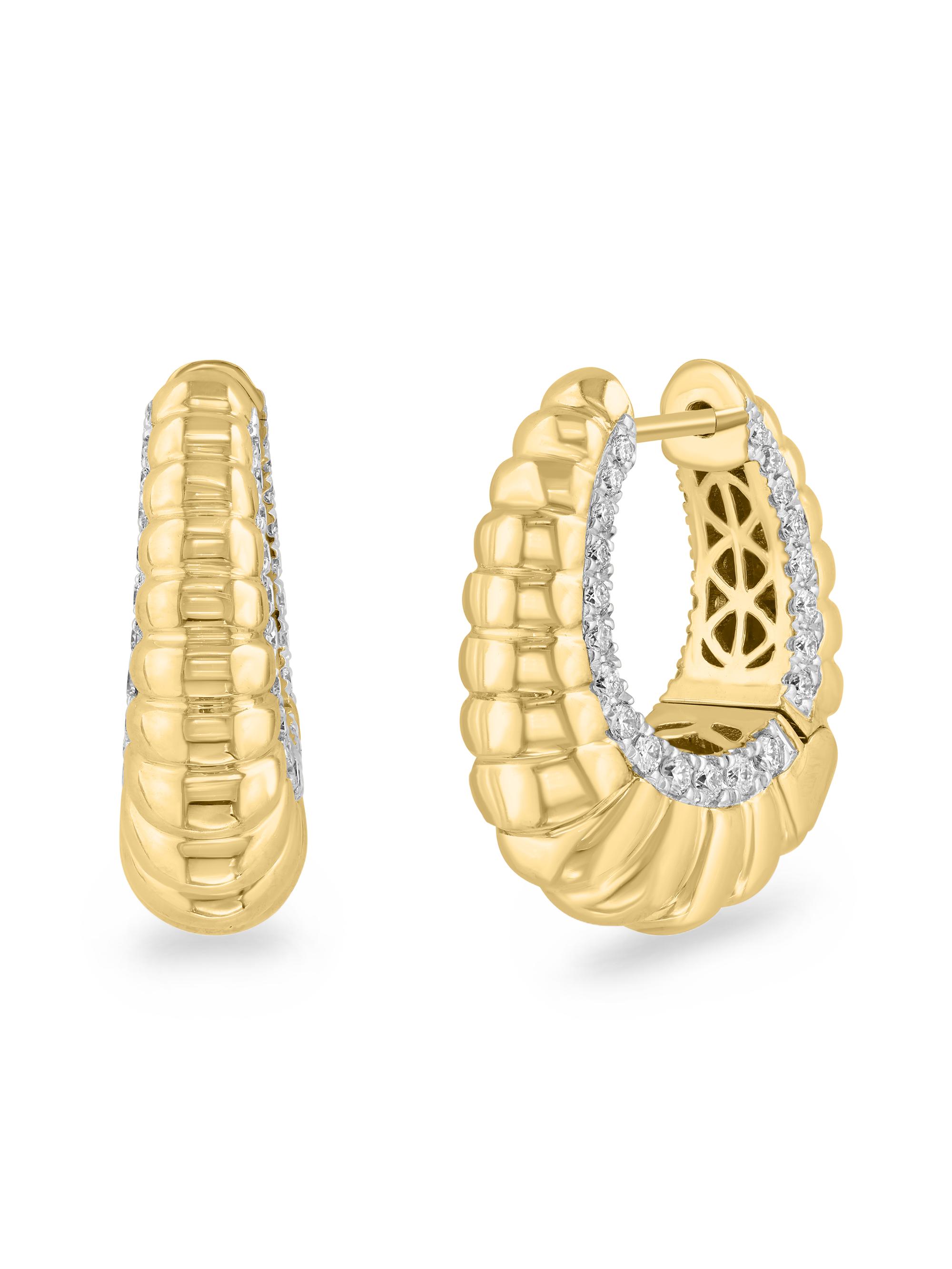 Click here for Effy Womens 14K White & Yellow Gold & 0.75 TCW Dia... prices