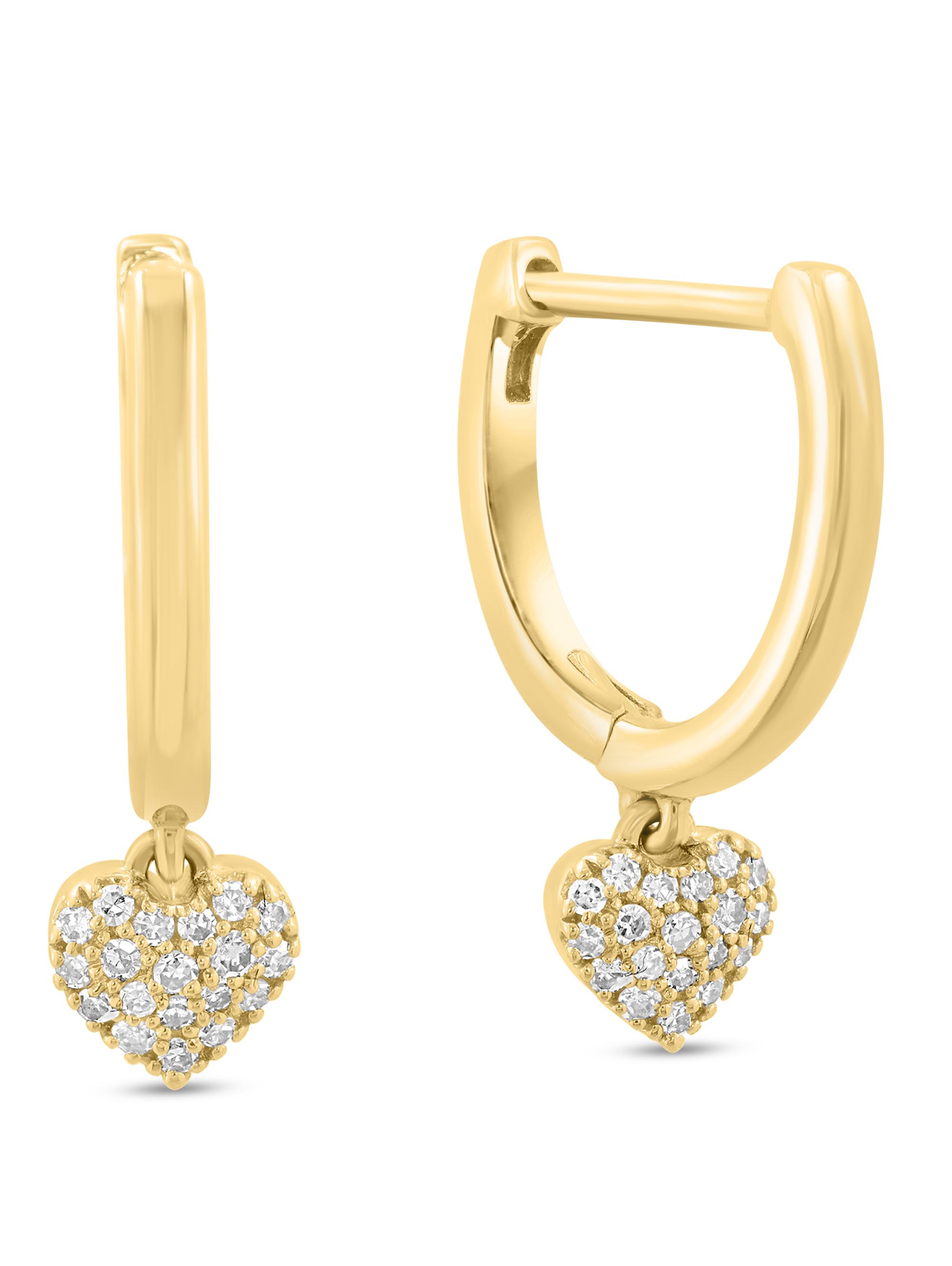 Click here for Saks Fifth Avenue Womens 14K Yellow Gold & 0.08 TC... prices