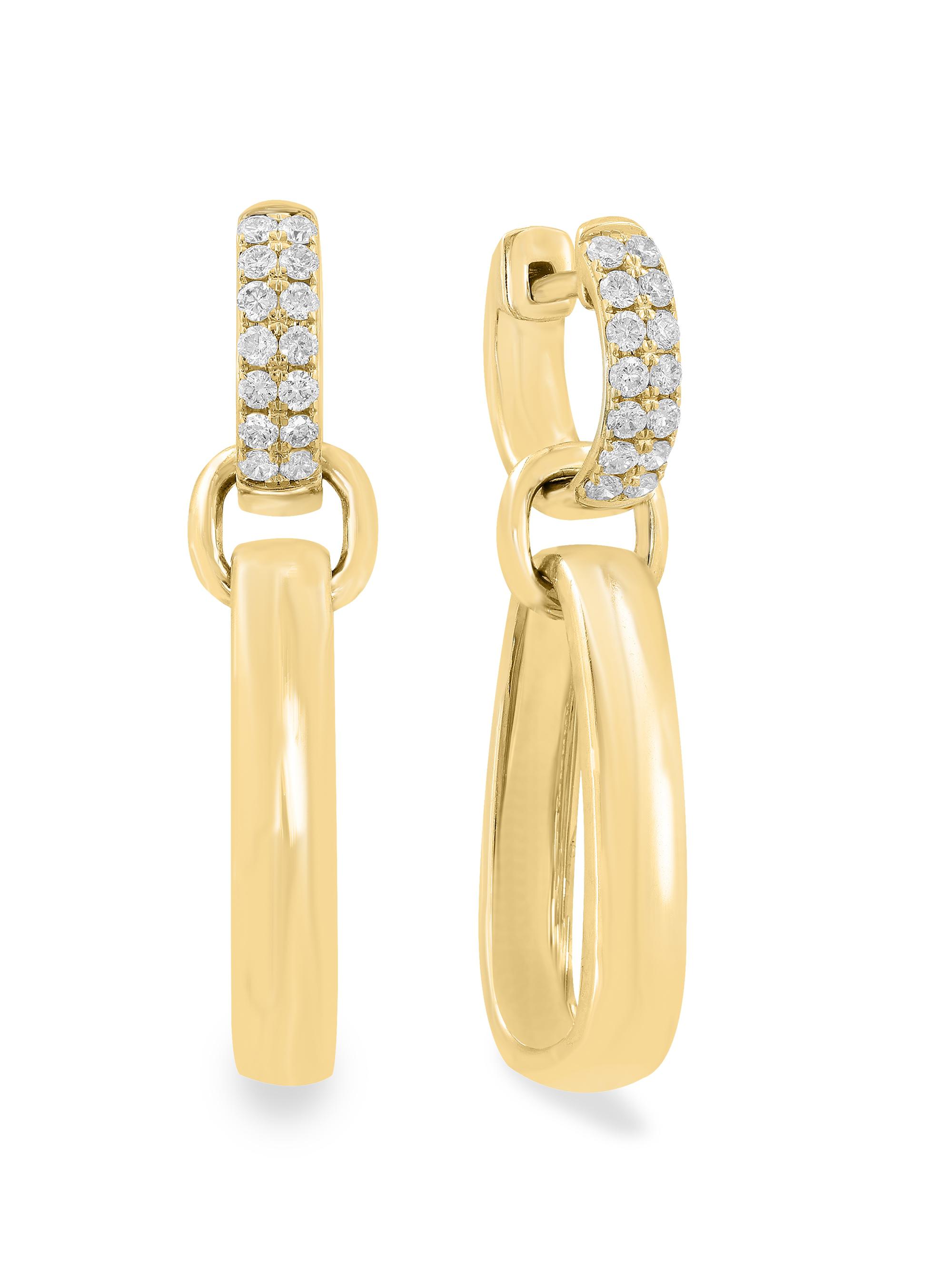 Click here for Saks Fifth Avenue Womens 14K Yellow Gold & 0.33 TC... prices